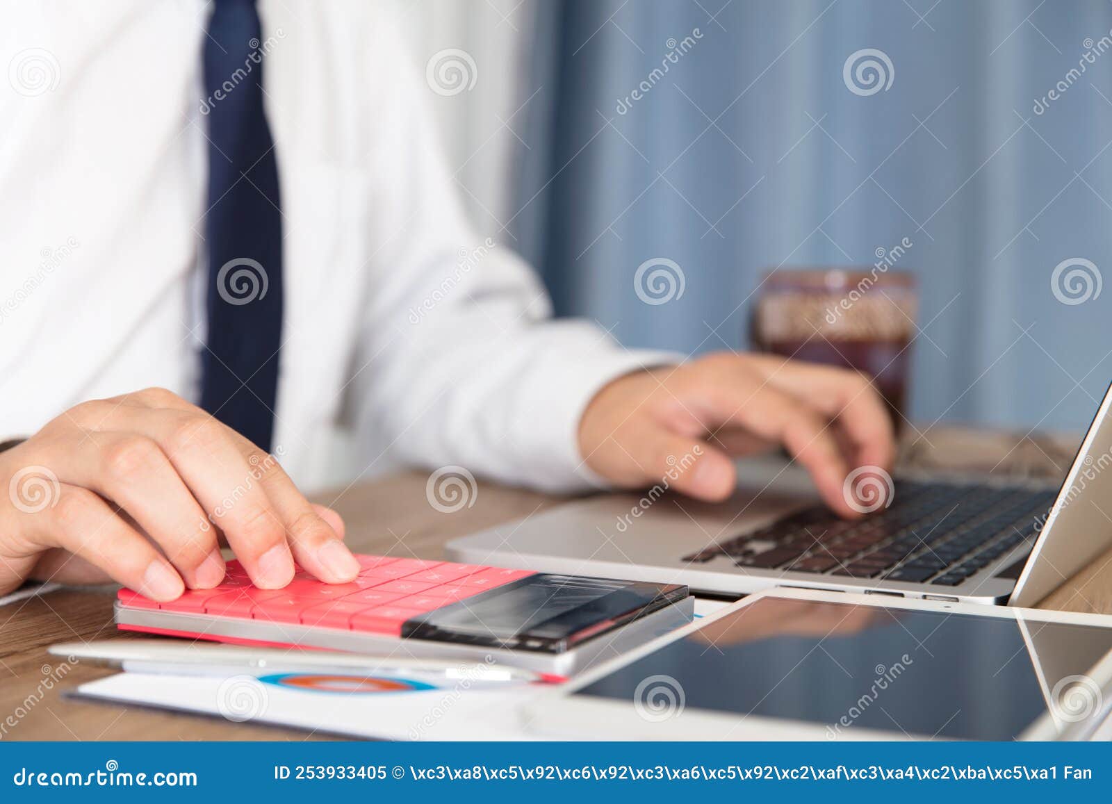 Accountant at Work in Office Stock Image - Image of work, investor ...