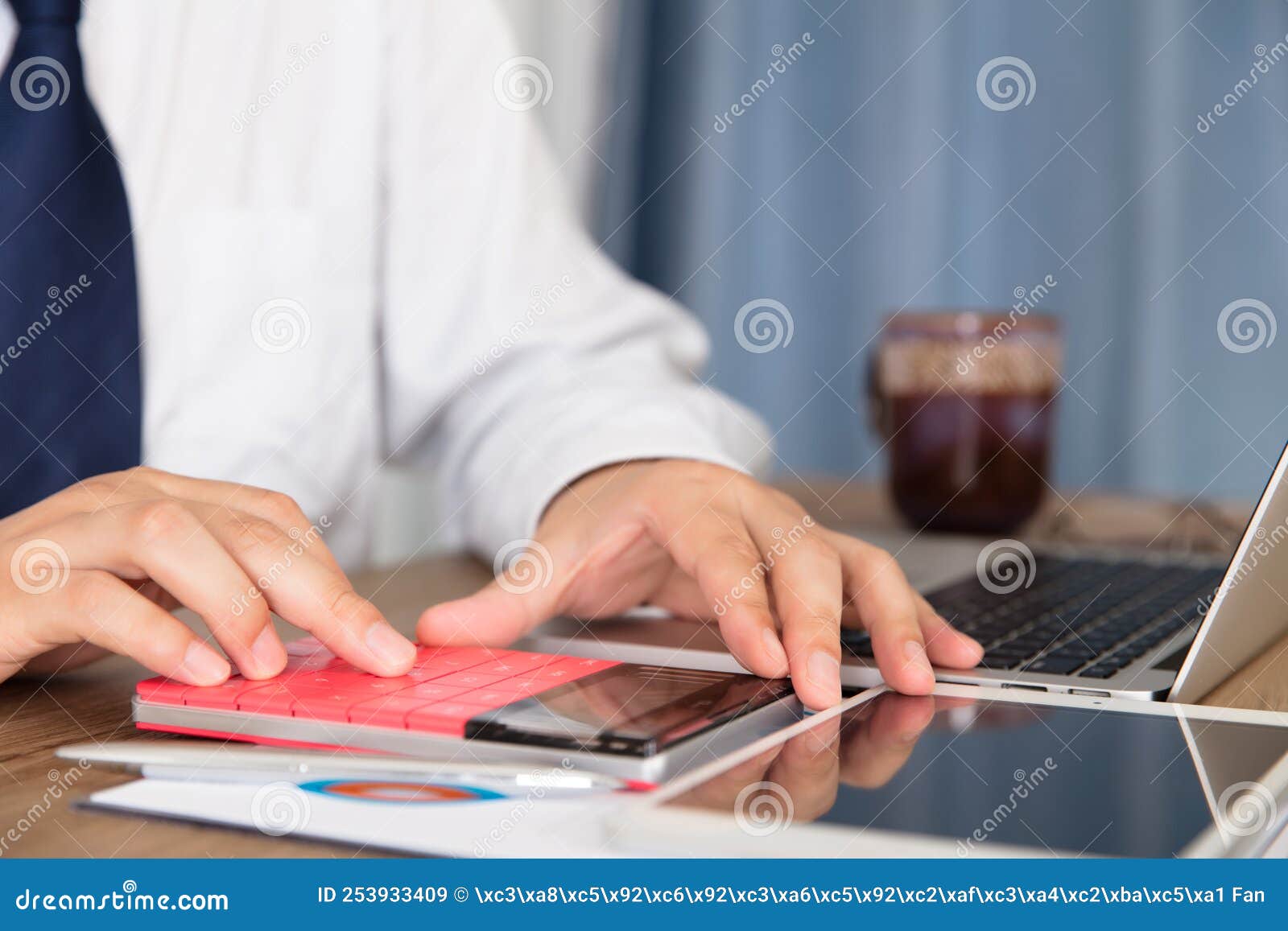 Accountant at Work in Office Stock Image - Image of information ...