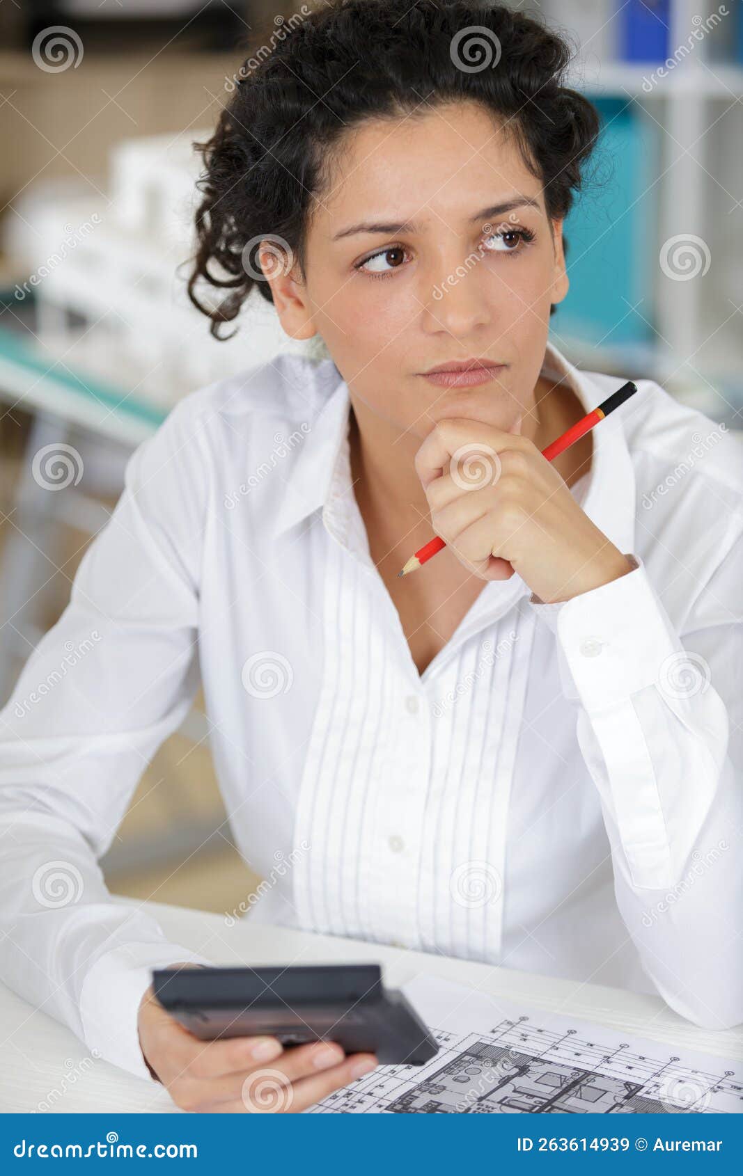 Accountant Working in Office Stock Image - Image of caucasian ...