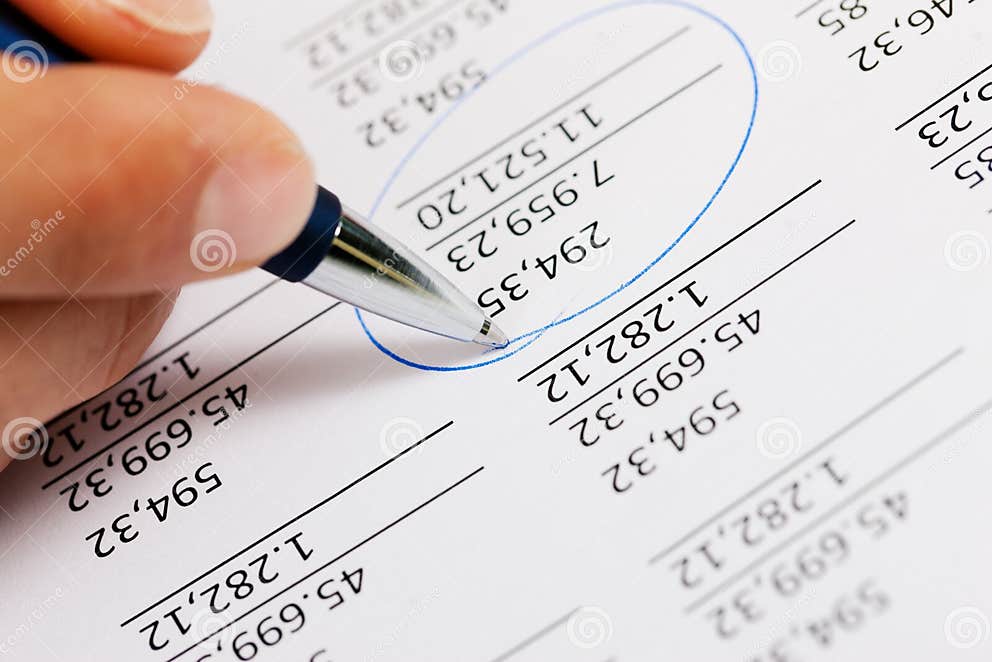 Accountant Working on Numbers Stock Photo - Image of executive ...