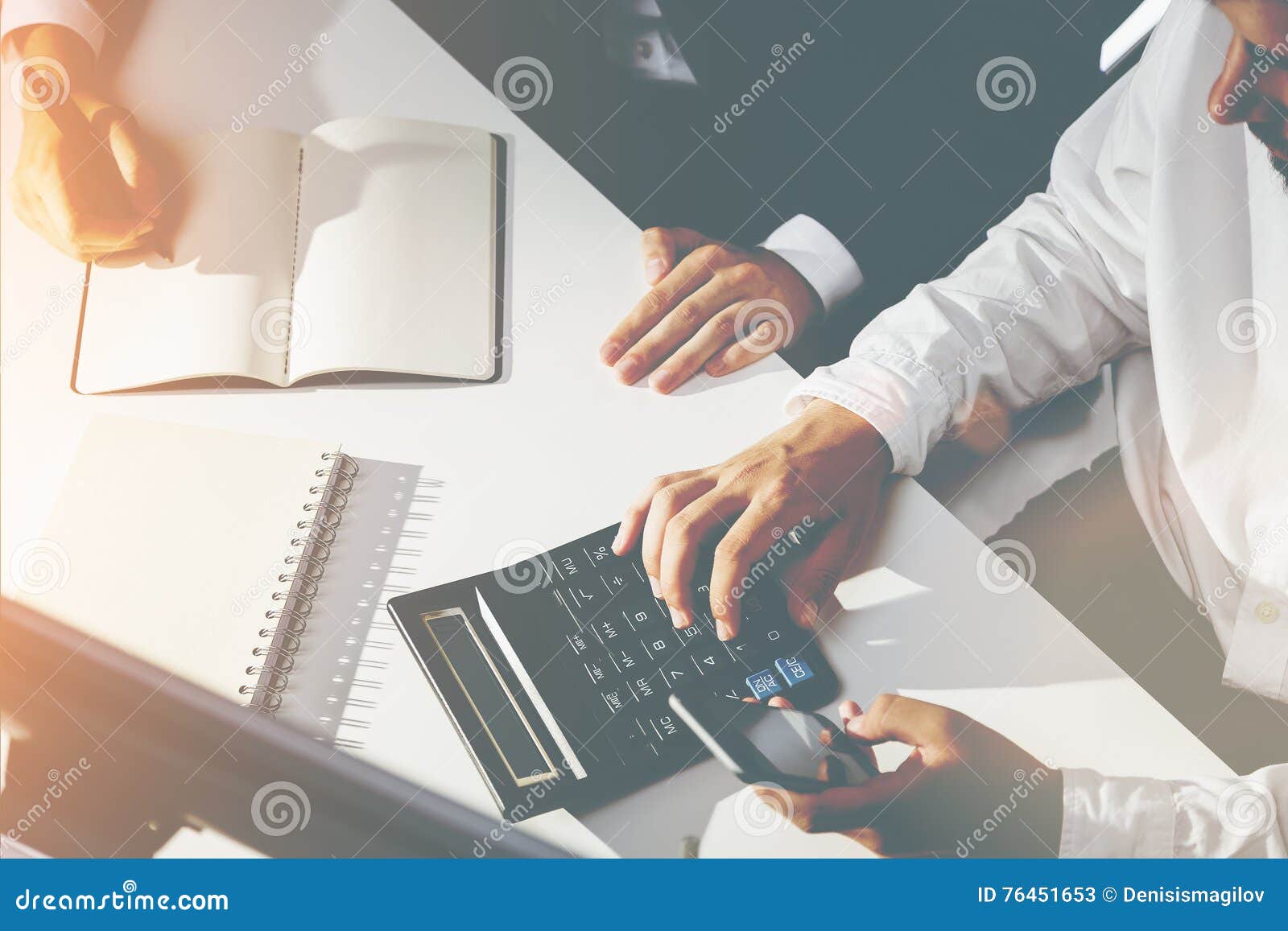 Accountants at work stock image. Image of paperwork, finance - 76451653