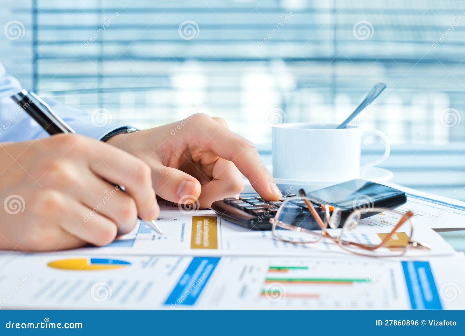 Accounting. stock photo. Image of company, balance, forecast - 27860896