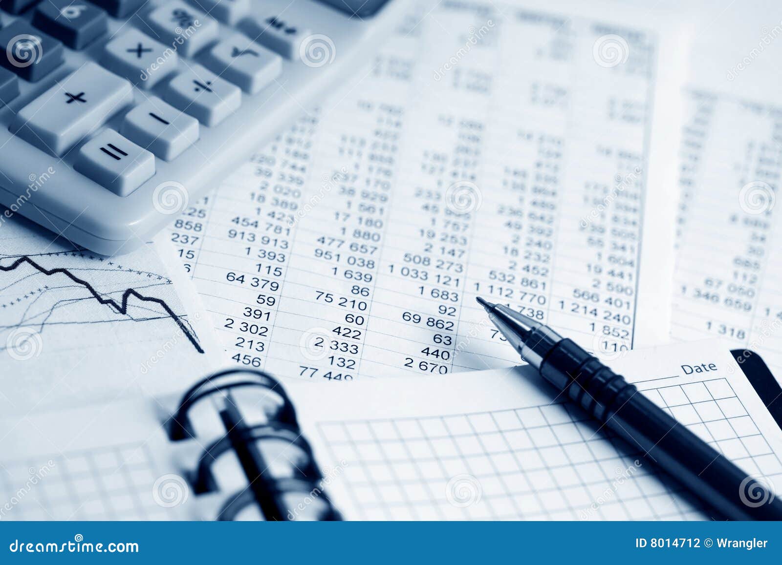 Financial Accounting Graphs and Charts Analysis Stock Photo - Image of ...