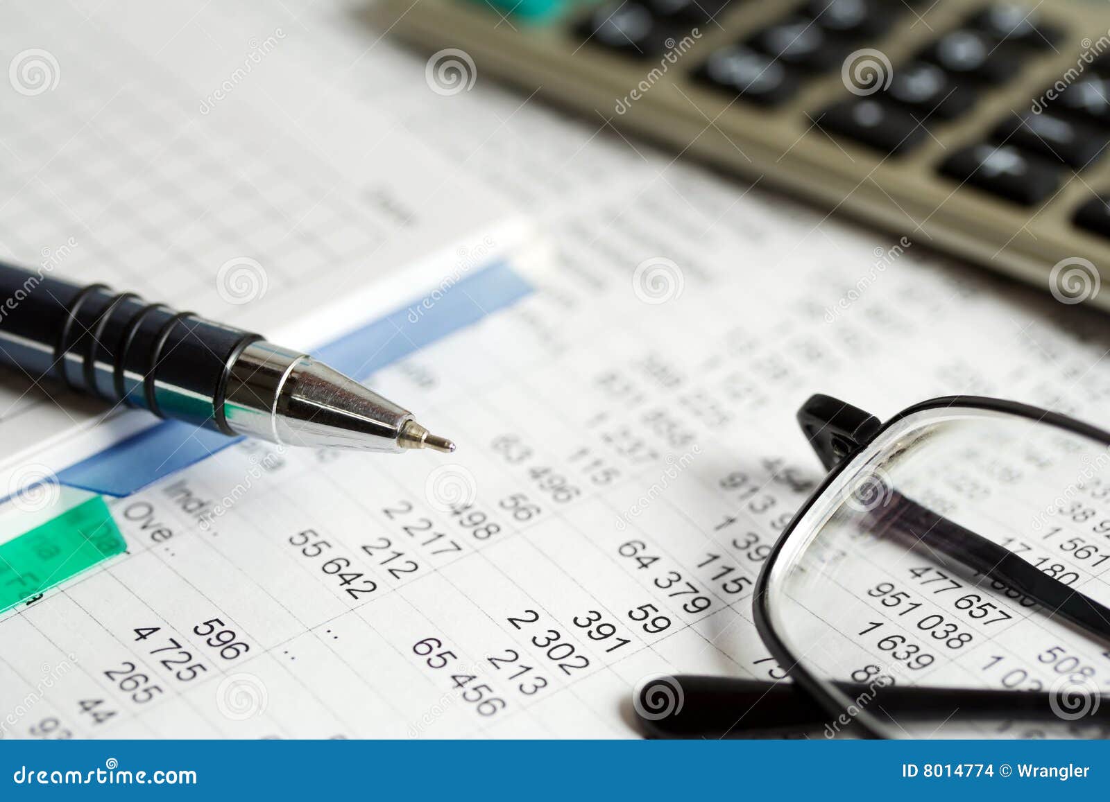 Financial accounting stock photo. Image of check, data - 8014774