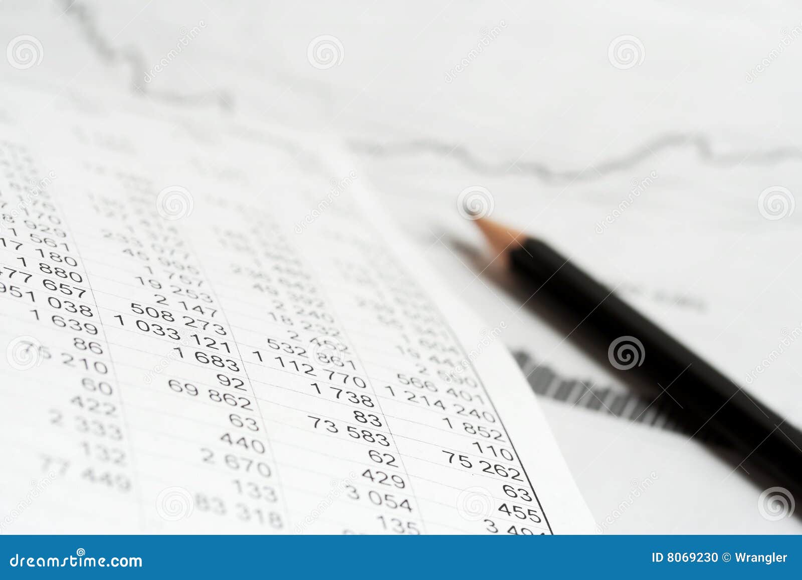 Financial Accounting Stock Market Graphs Analysis Stock Photo - Image ...