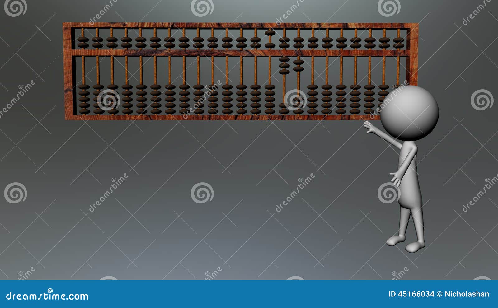 Accounting abacus stock illustration. Illustration of number - 45166034