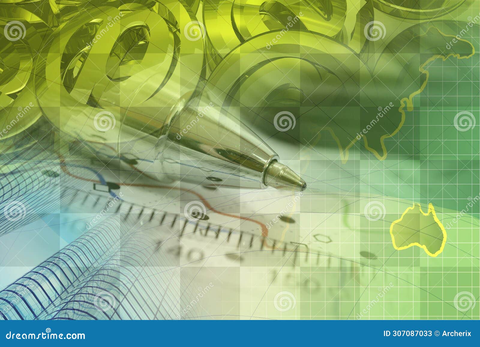 Accounting stock image. Image of data, curves, measuring - 307087033