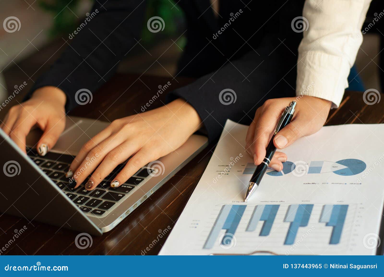 Accounting Business Teaching. Stock Image - Image of chart, computer ...