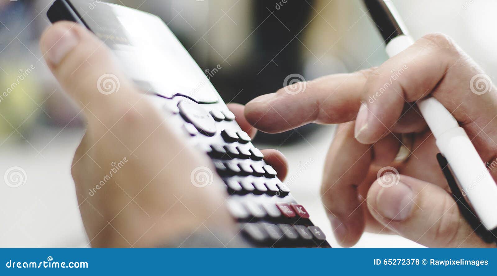 Accounting Calculating Mathematics Economic Finance Working Conce Stock