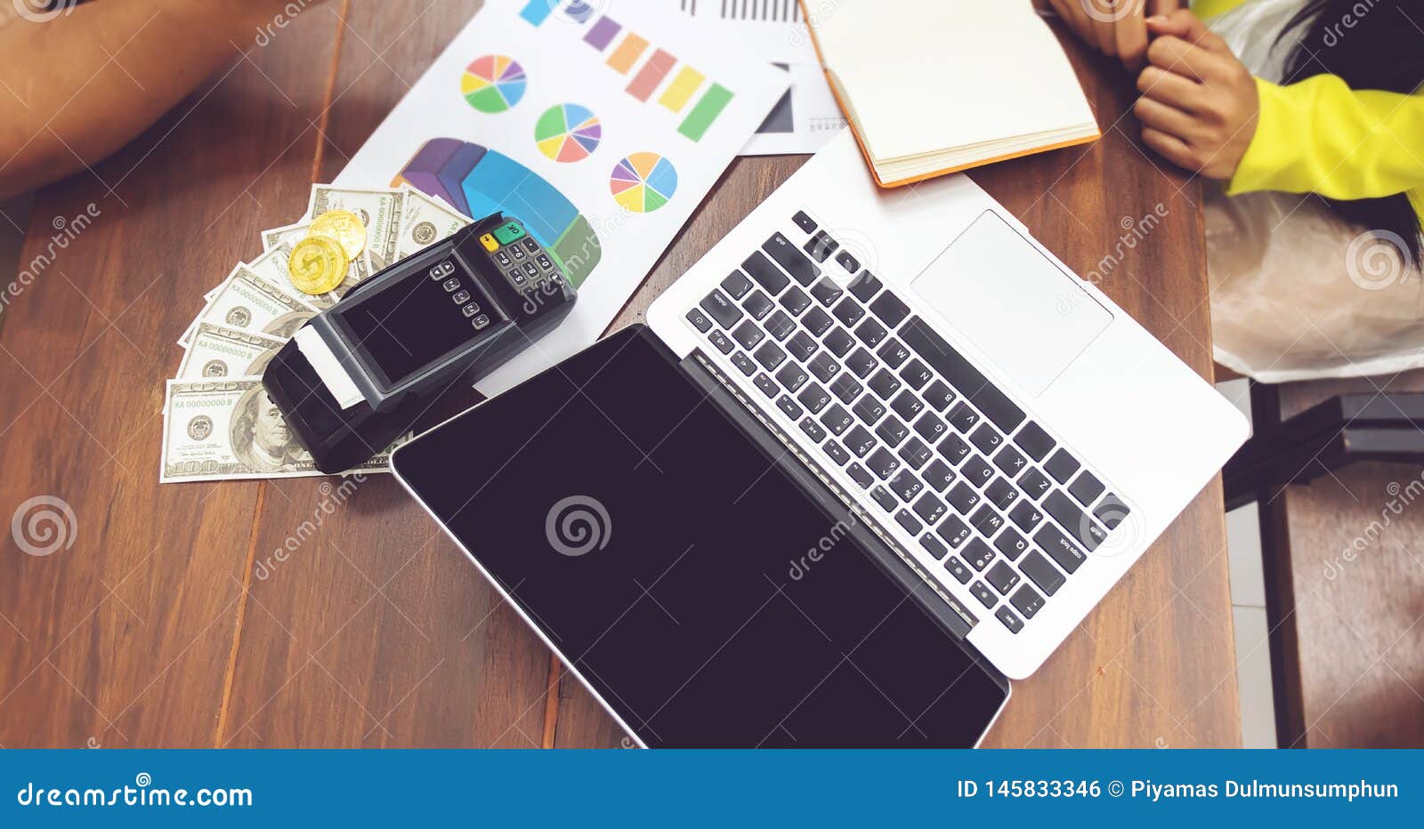 Accounting Concept. Business People Working with Paper Work Stock Photo ...