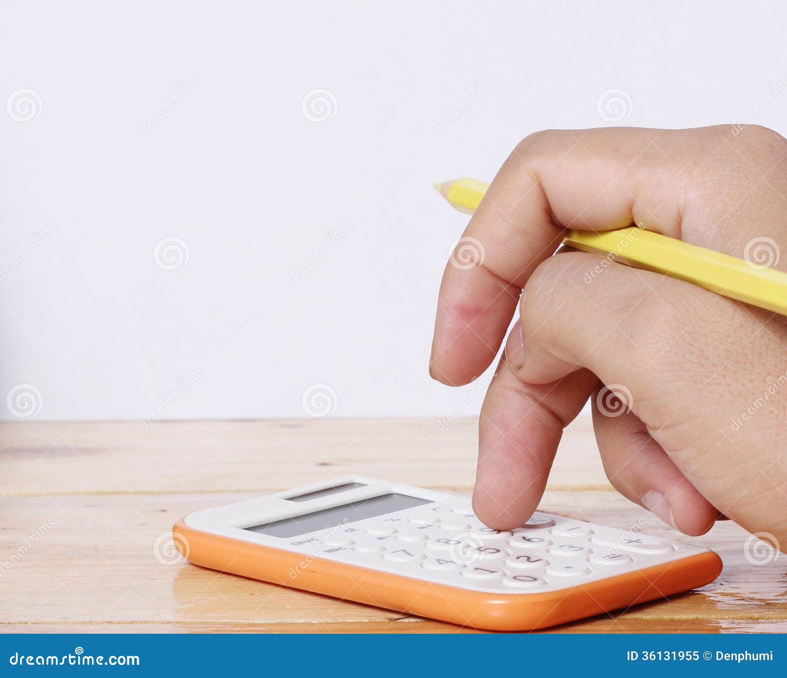 Accounting Concept Hands and Calculator Stock Image - Image of economy ...