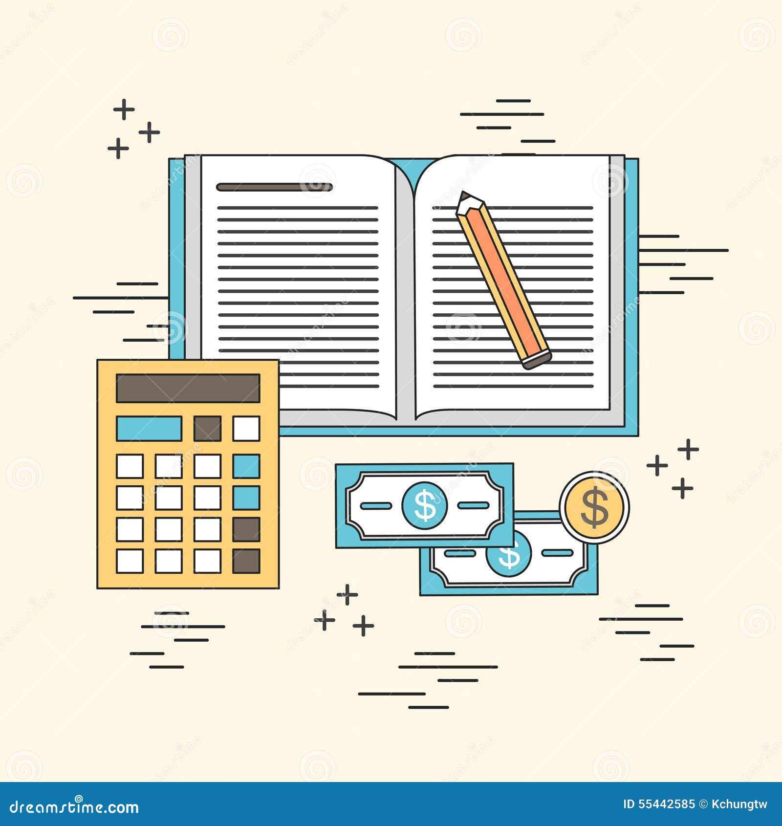 Accounting concept stock vector. Illustration of analytics - 55442585