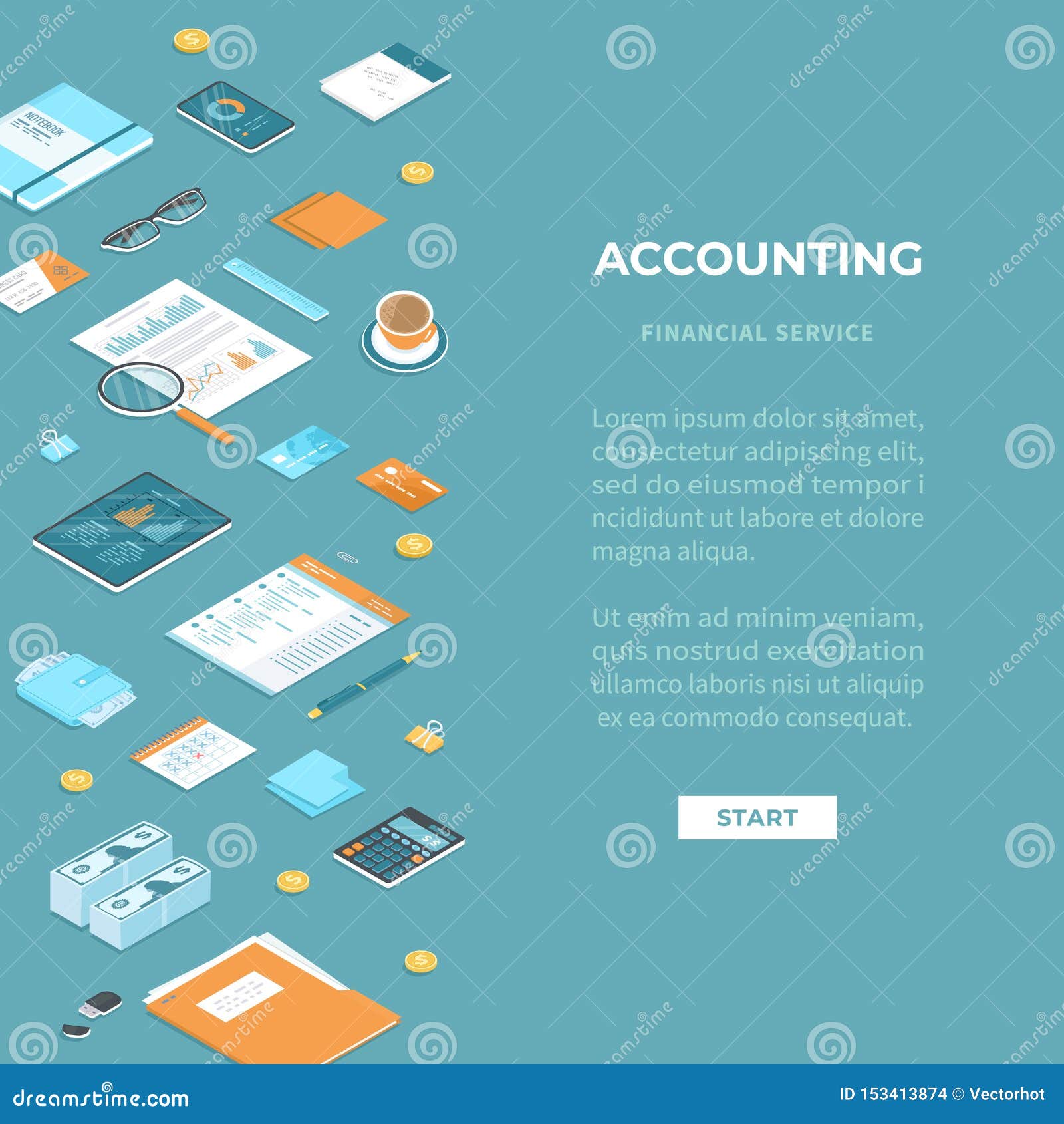 Accounting Concept. Tax Calculation. Financial Analysis, Planning ...