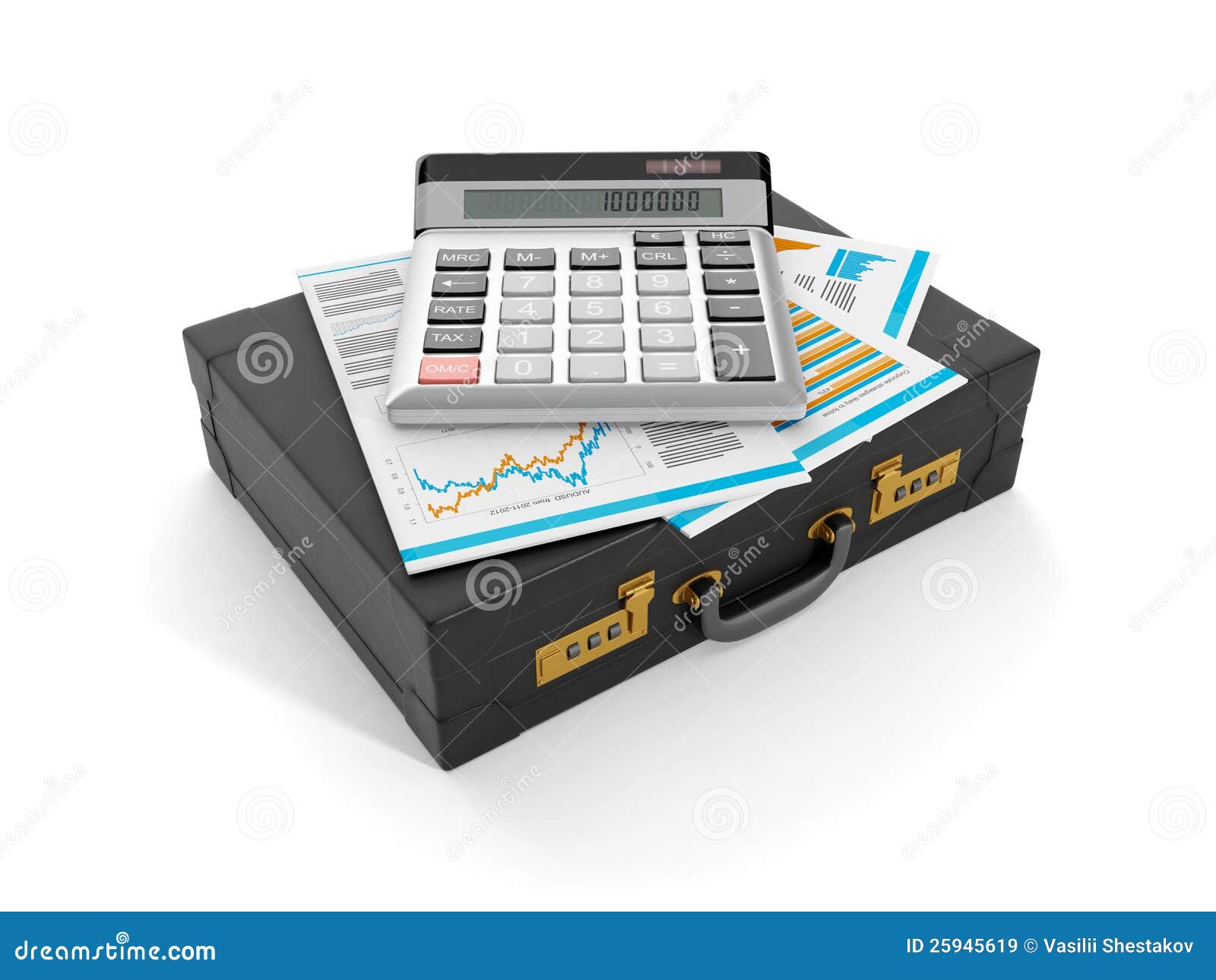 Accounting and Data Analysis Stock Illustration - Illustration of ...