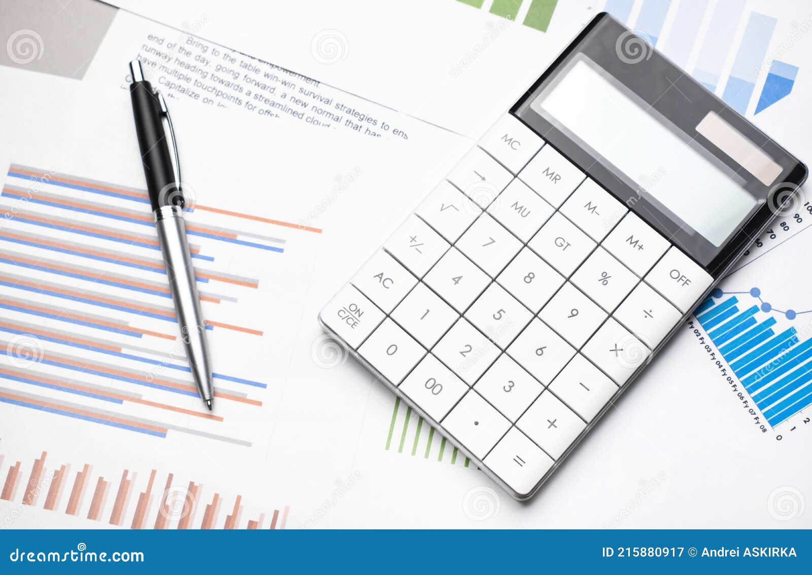 Many Graphs And Charts. Royalty-Free Stock Photography | CartoonDealer ...