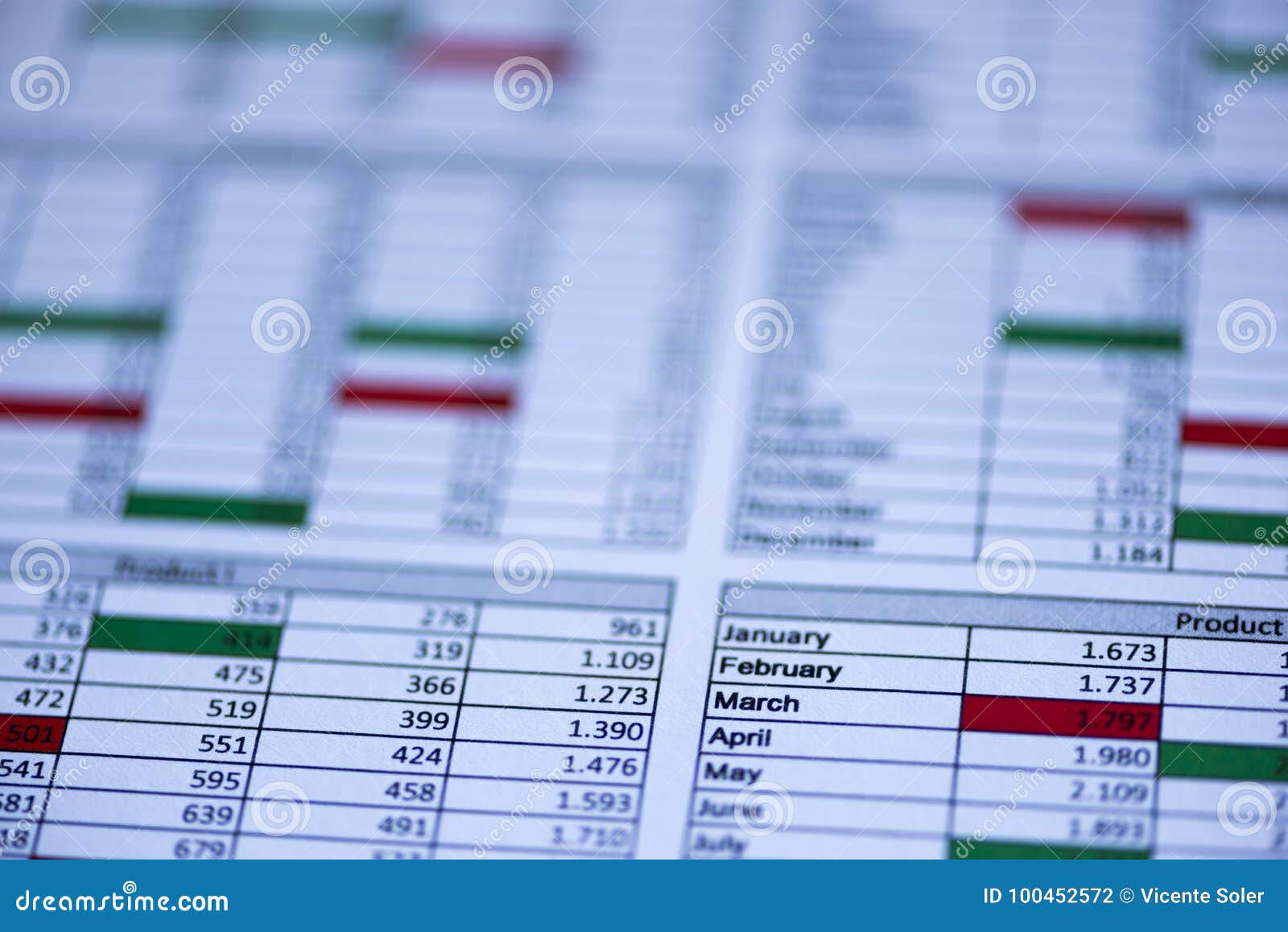 Accounting documents stock photo. Image of investment - 100452572