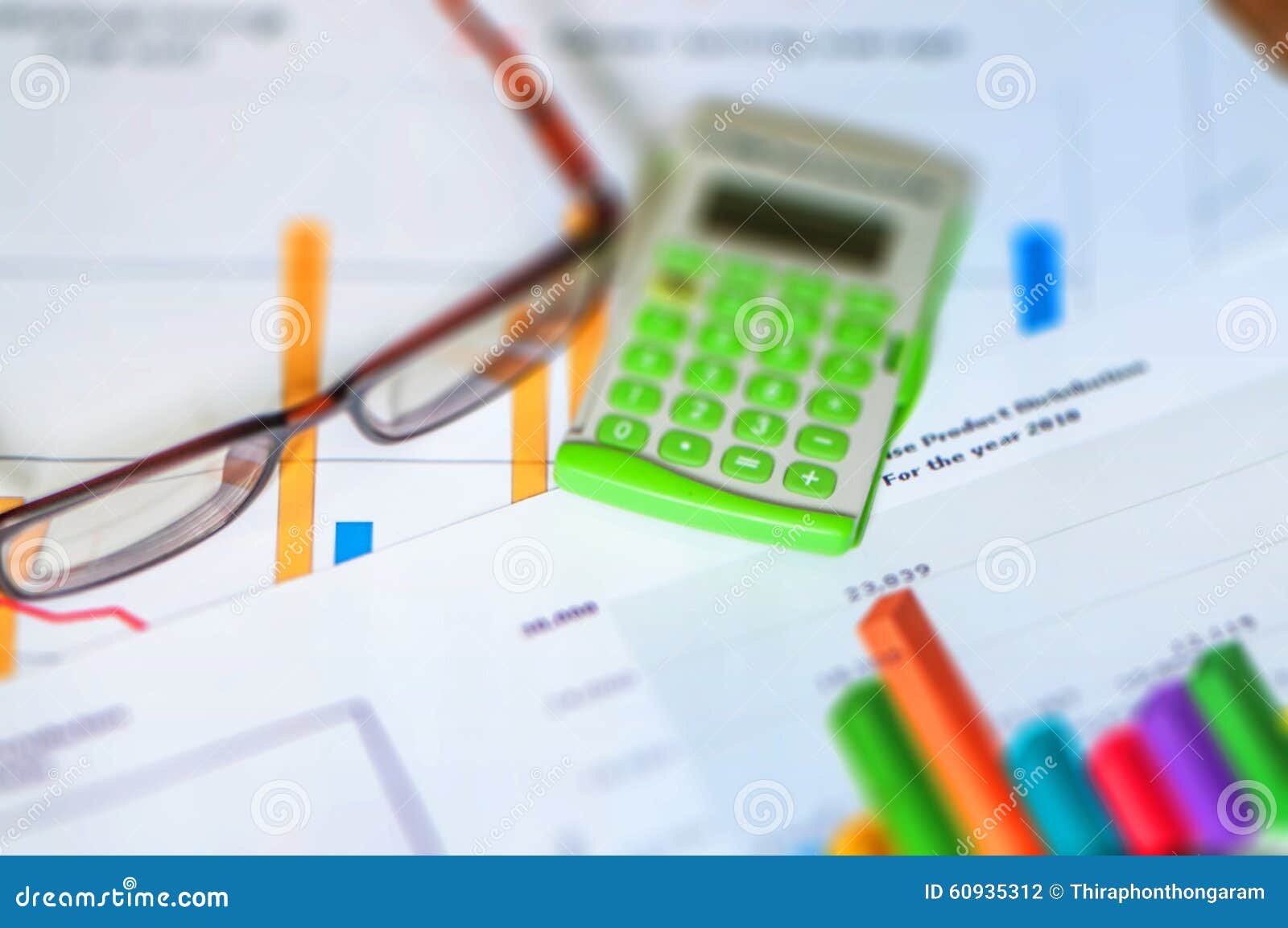 Accounting stock photo. Image of annual, color, charts - 60935312