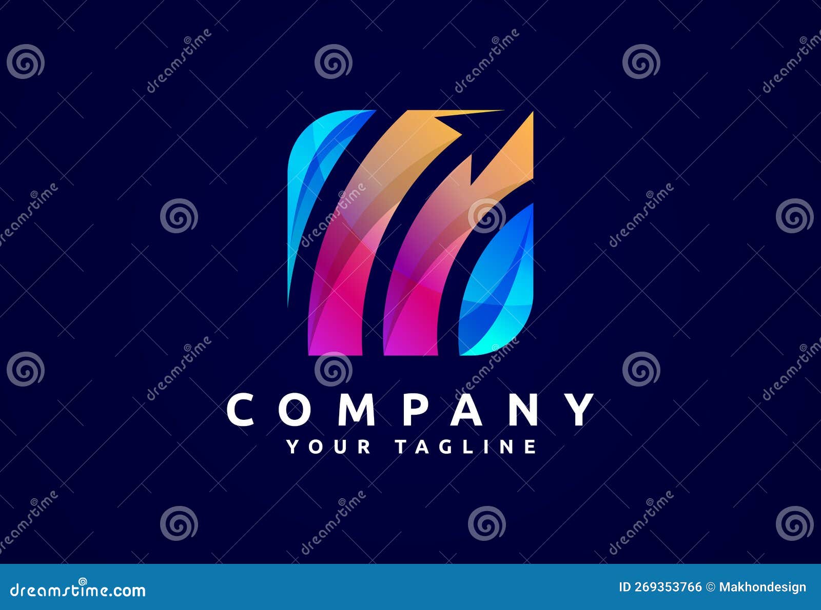 Accounting Financial Gradient Logo, Financial Advisors Logo Design ...