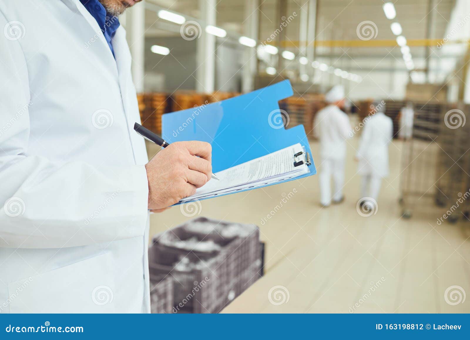 Accounting for Goods in Warehouse. Stock Photo - Image of count ...