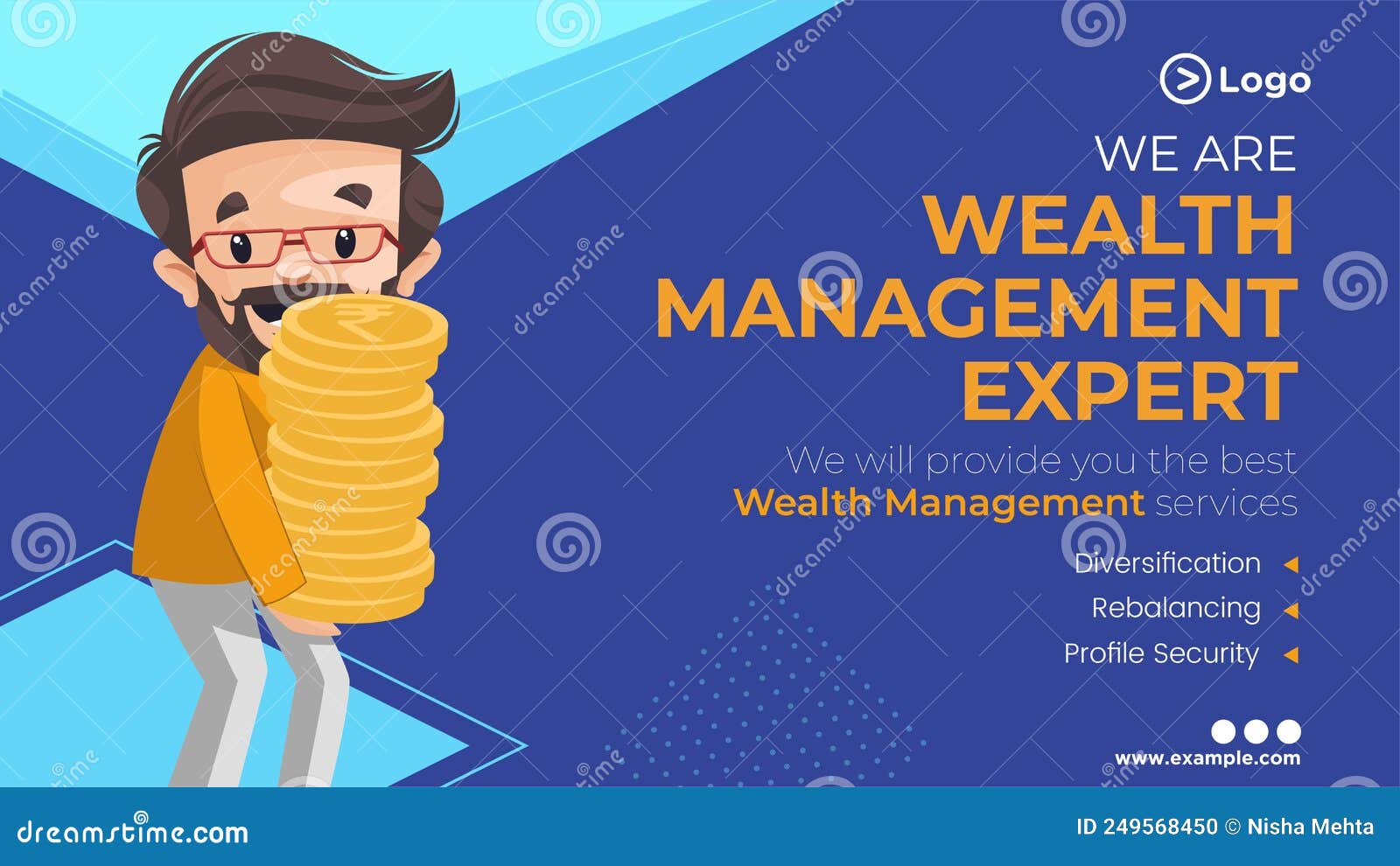 Life Insurance Landscape Banner Design Template Stock Vector ...