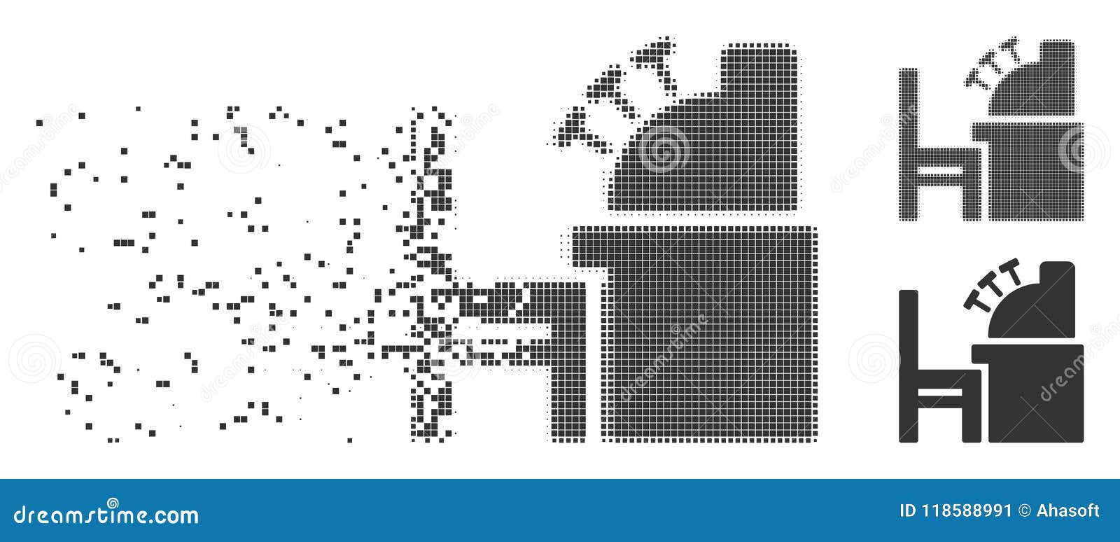 Accounting Office Fractured Pixel Halftone Icon Stock Vector ... Accounting Office Fractured Pixel Halftone Icon Stock Vector ...