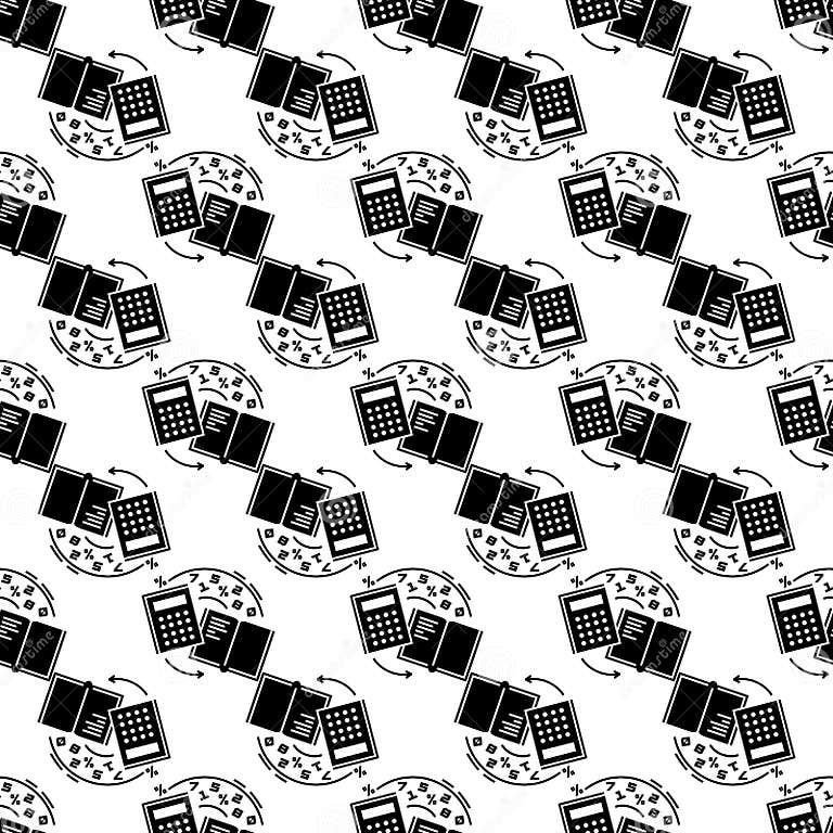 Accounting Pattern Seamless Vector Stock Vector - Illustration of count ...