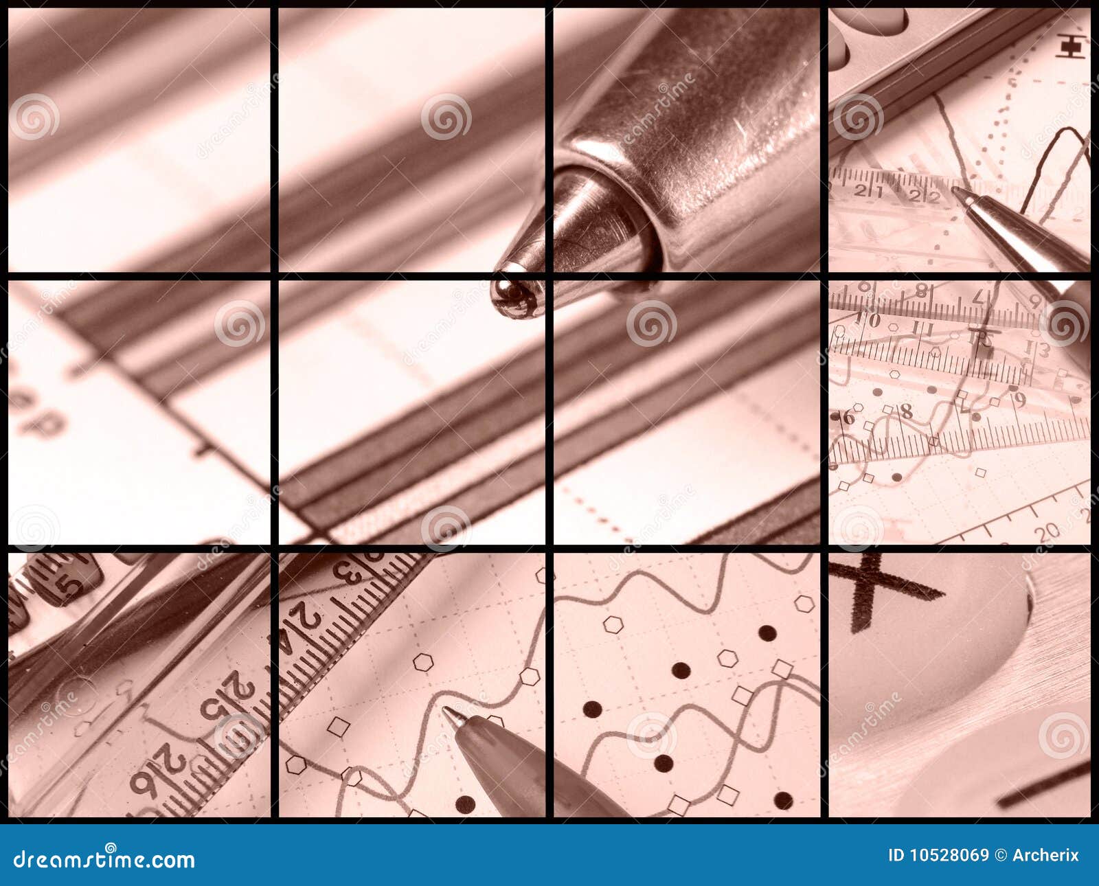 Accounting (red) stock image. Image of market, graph - 10528069