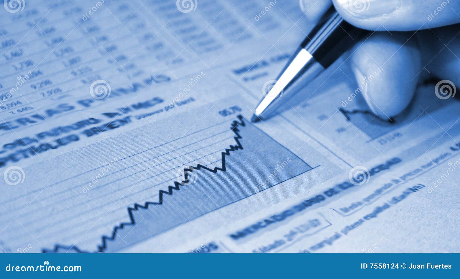 Accounting report stock photo. Image of graph, earnings - 7558124