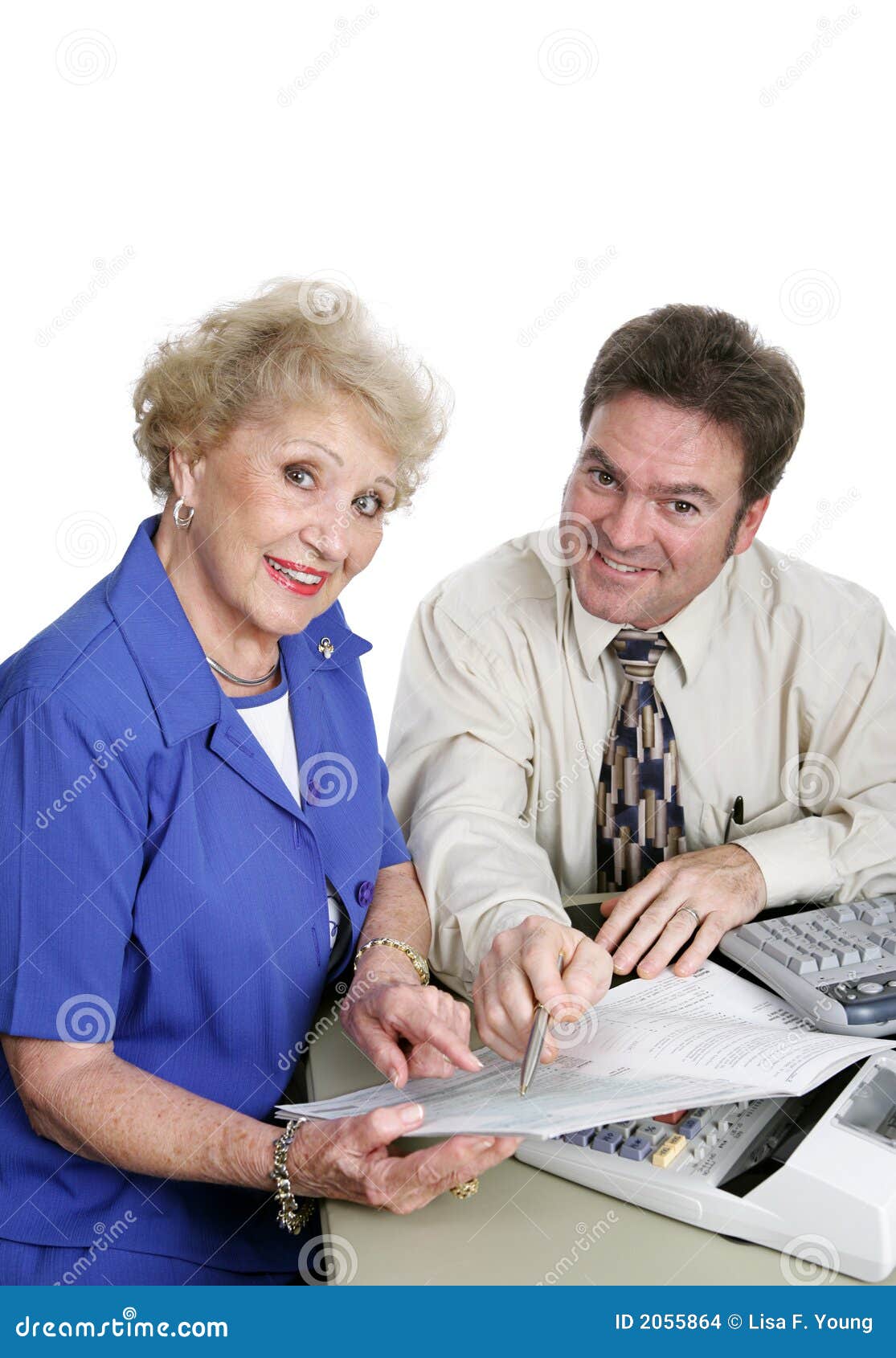 Accounting Series - Senior Lady Stock Photo - Image of government ...