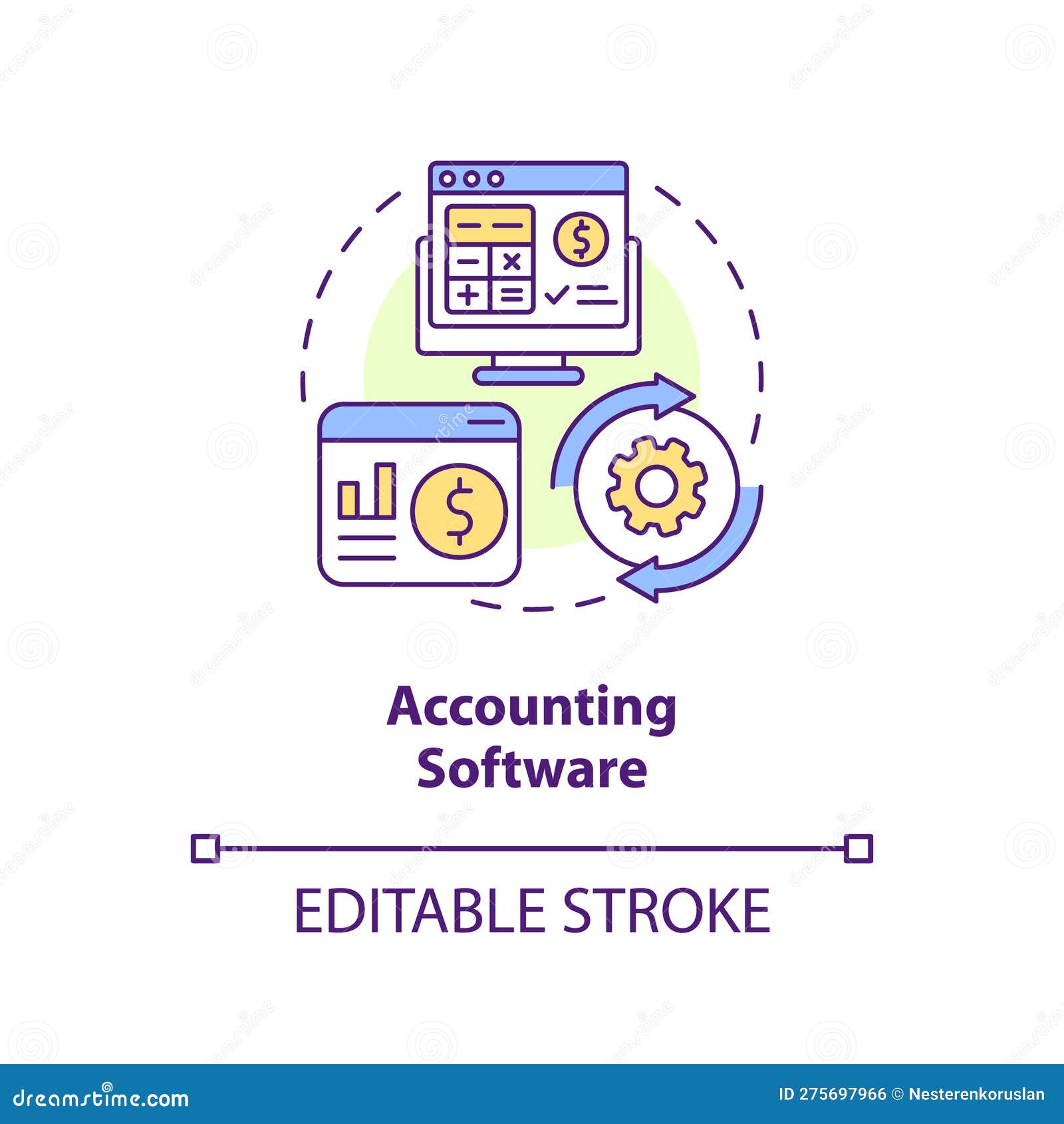 Accounting Software Icon