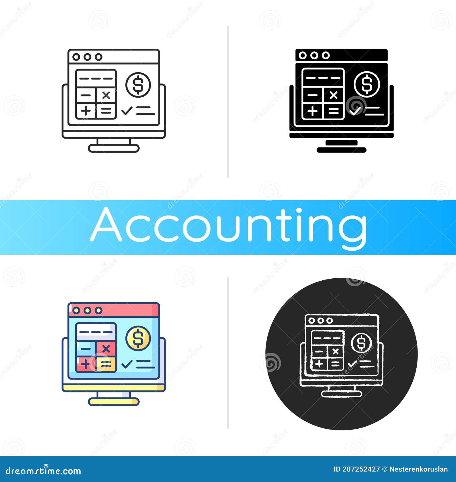 Accounting Software Icons