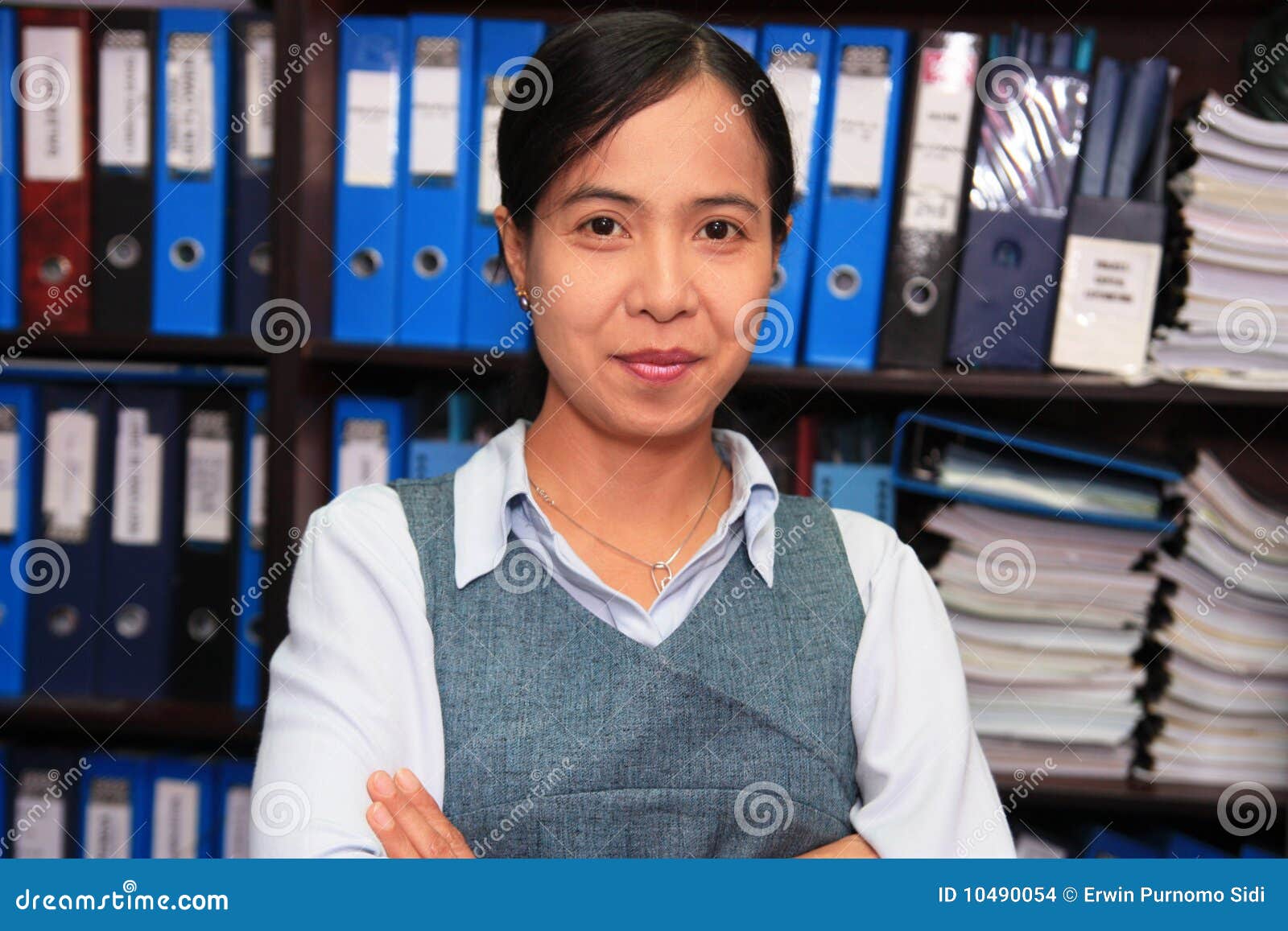 Accounting staff stock photo. Image of smiling, accountant - 10490054