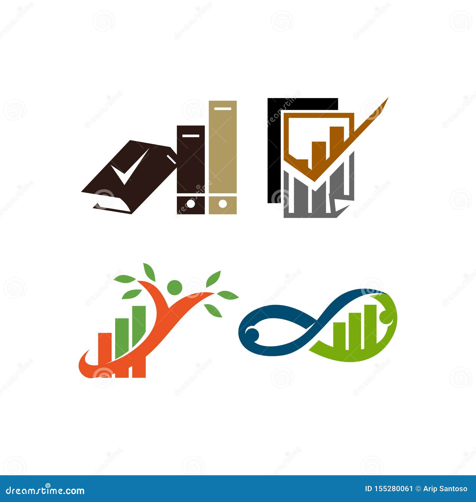 Accounting Tax Financial Business Logo Design Set Template Vector Stock ... Accounting Tax Financial Business Logo Design Set Template Vector Stock ...