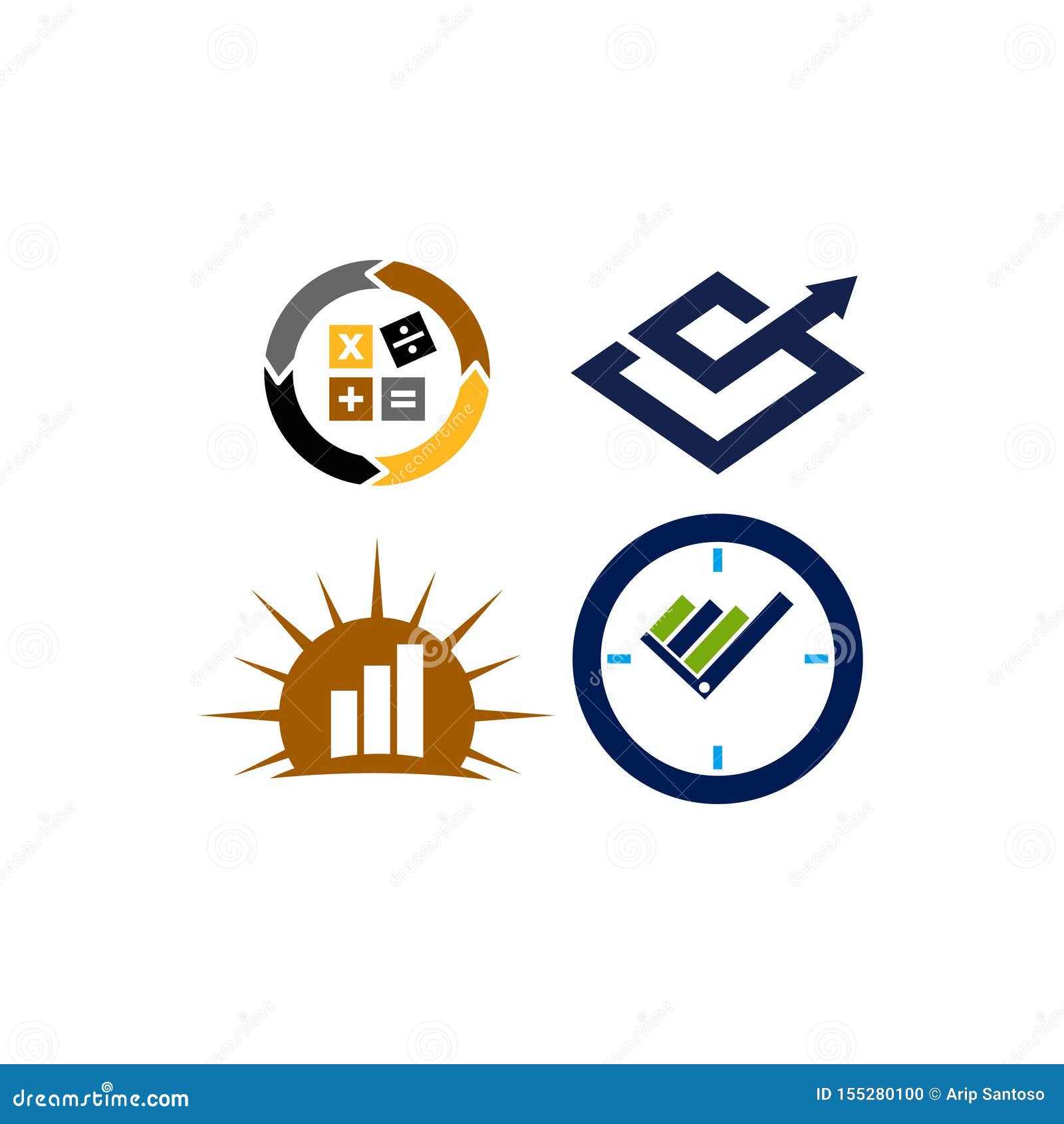 Accounting Tax Financial Business Logo Design Set Template Vector Stock ... Accounting Tax Financial Business Logo Design Set Template Vector Stock ...