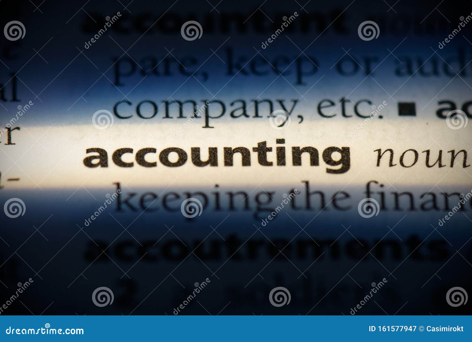 Accounting stock image. Image of education, learn, printed - 161577947