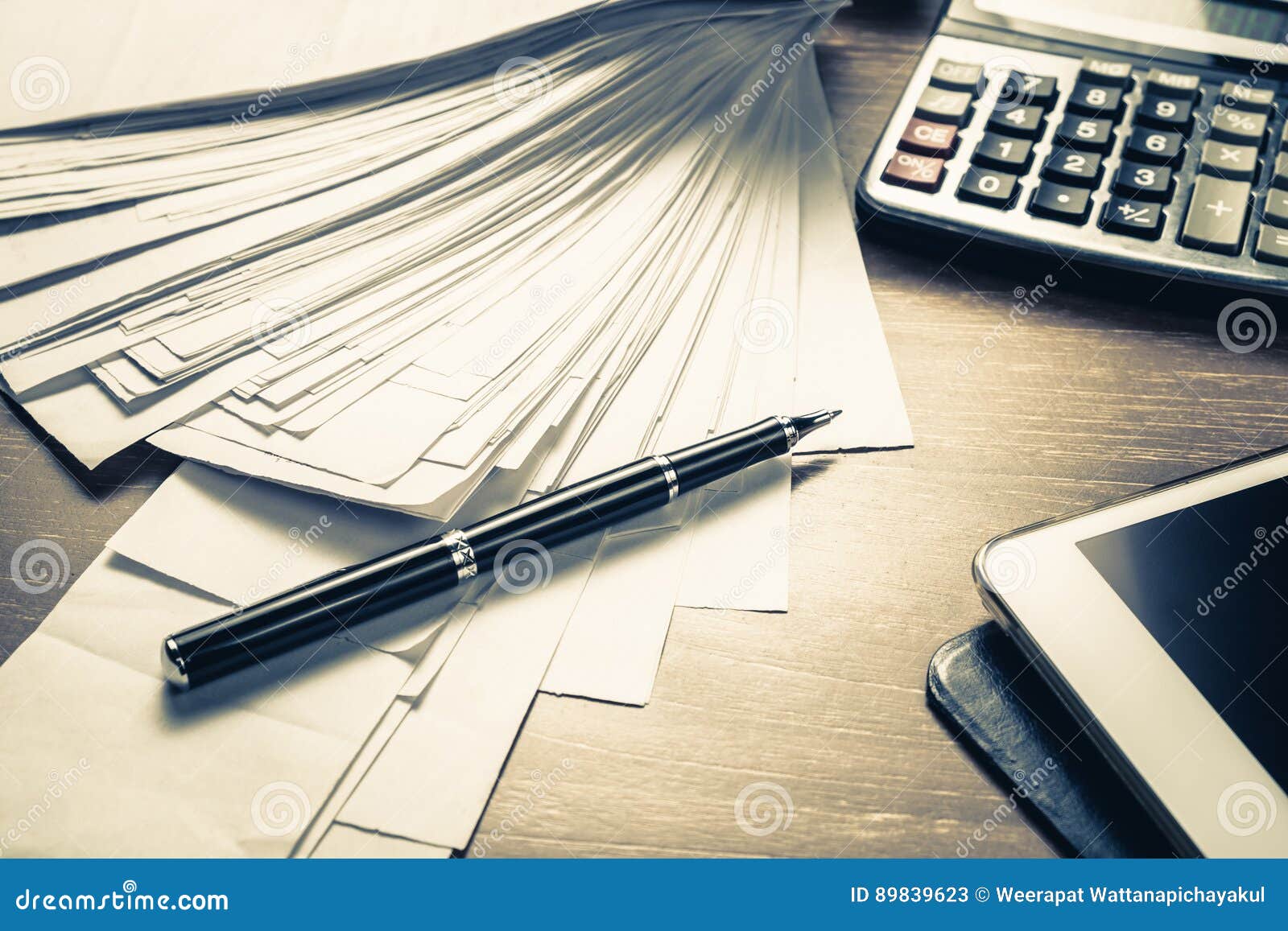 Accounting Work stock image. Image of business, calculator - 89839623