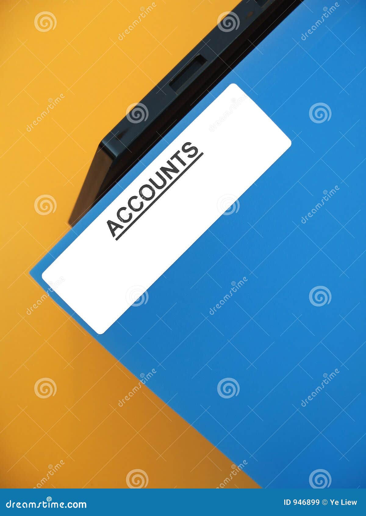 Accounts Folder stock image. Image of business, file, expenditure - 946899