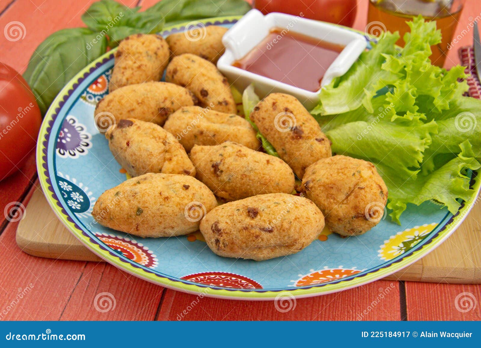 Accras on a plate stock image. Image of gastronomy, accra - 225184917