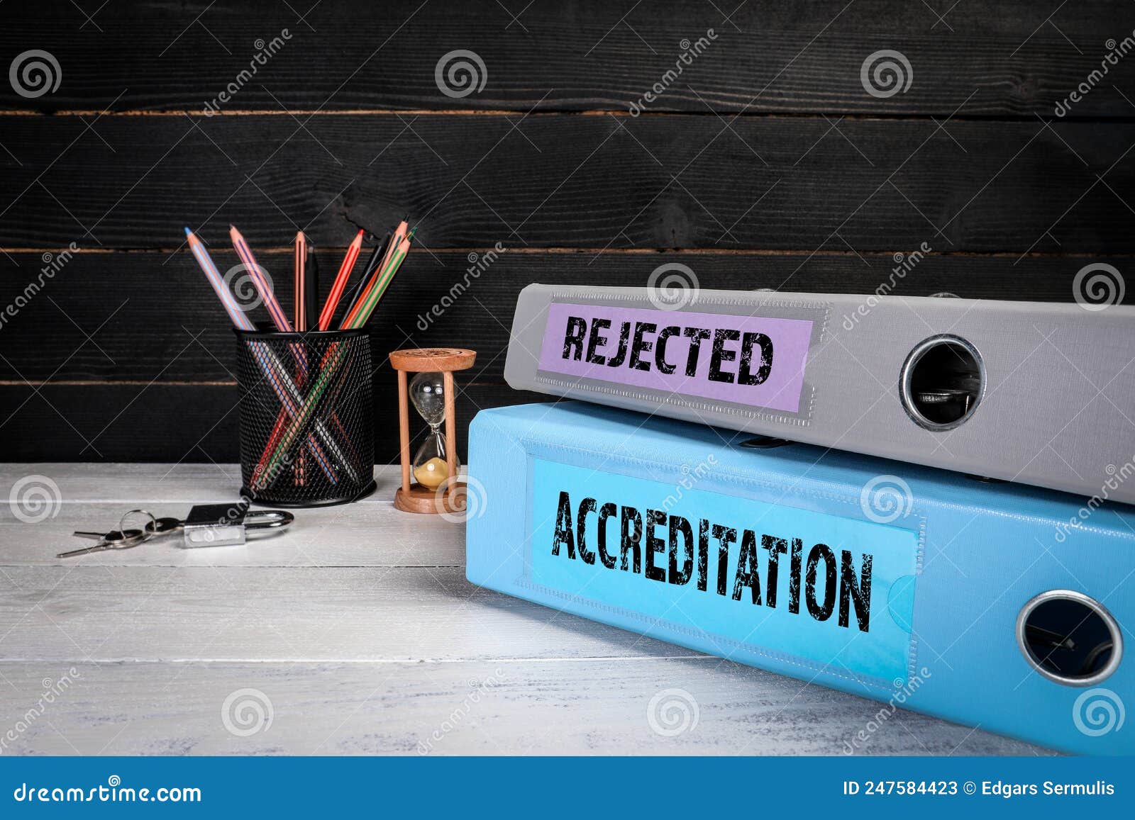 ACCREDITATION and REJECTED. Document Folders with Information on the ...