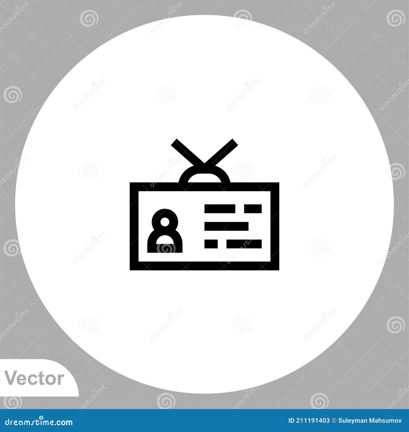 Accreditation Vector Icon Sign Symbol Stock Illustration - Illustration ...
