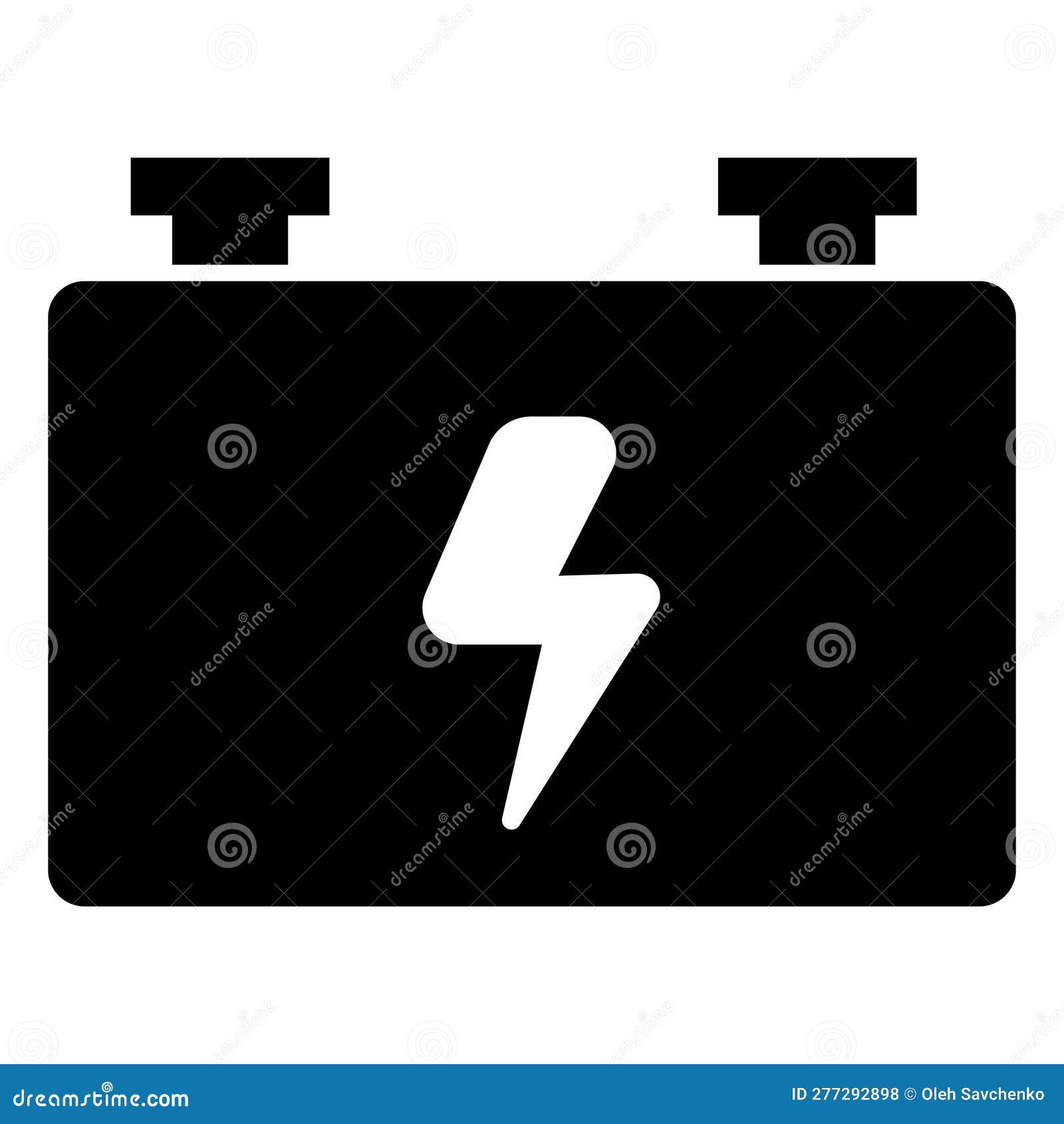 Accu Battery Icon of Glyph Style Design Vector Template Stock Vector ...
