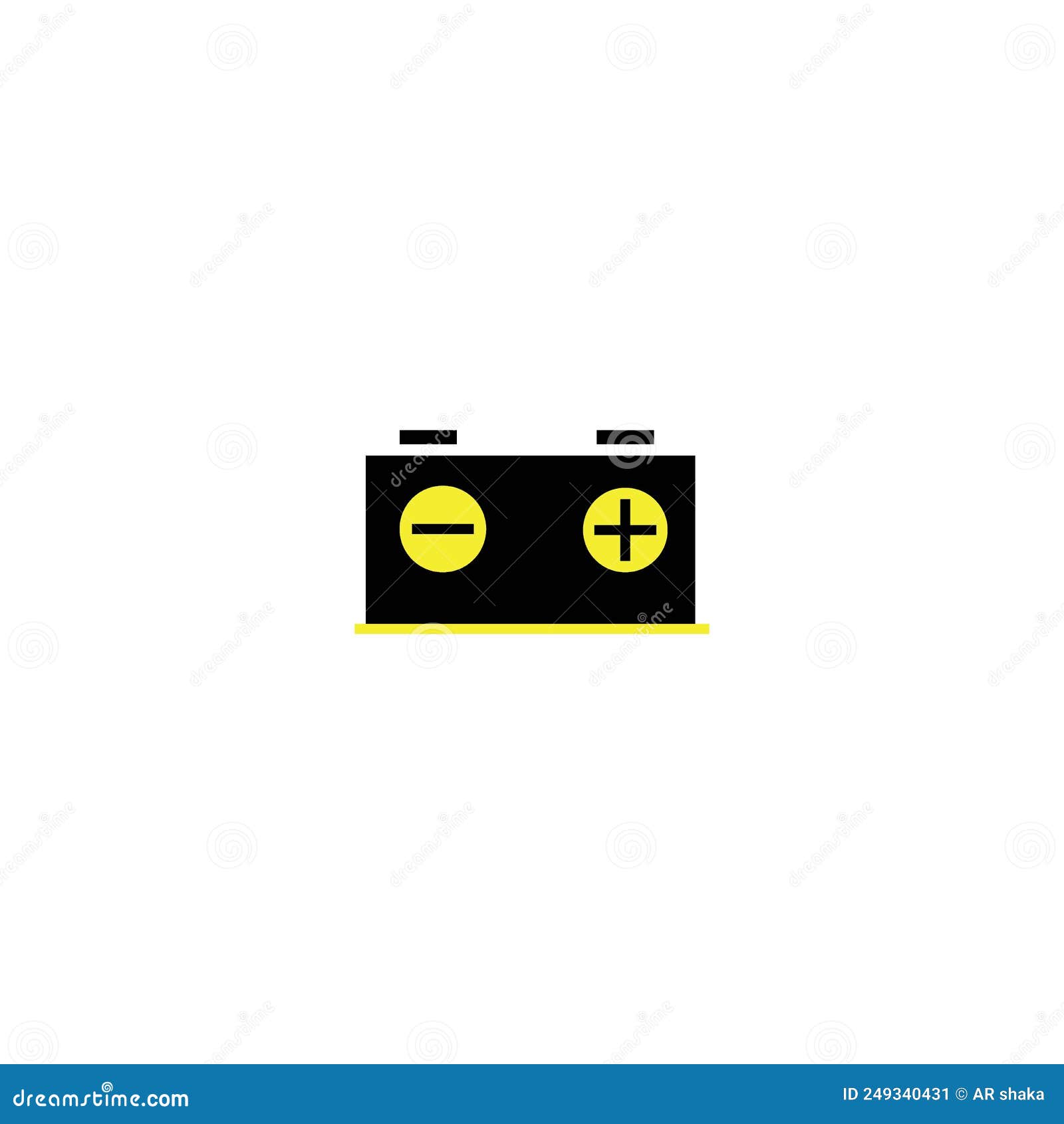 Accu icon logo stock vector. Illustration of start, power - 249340431