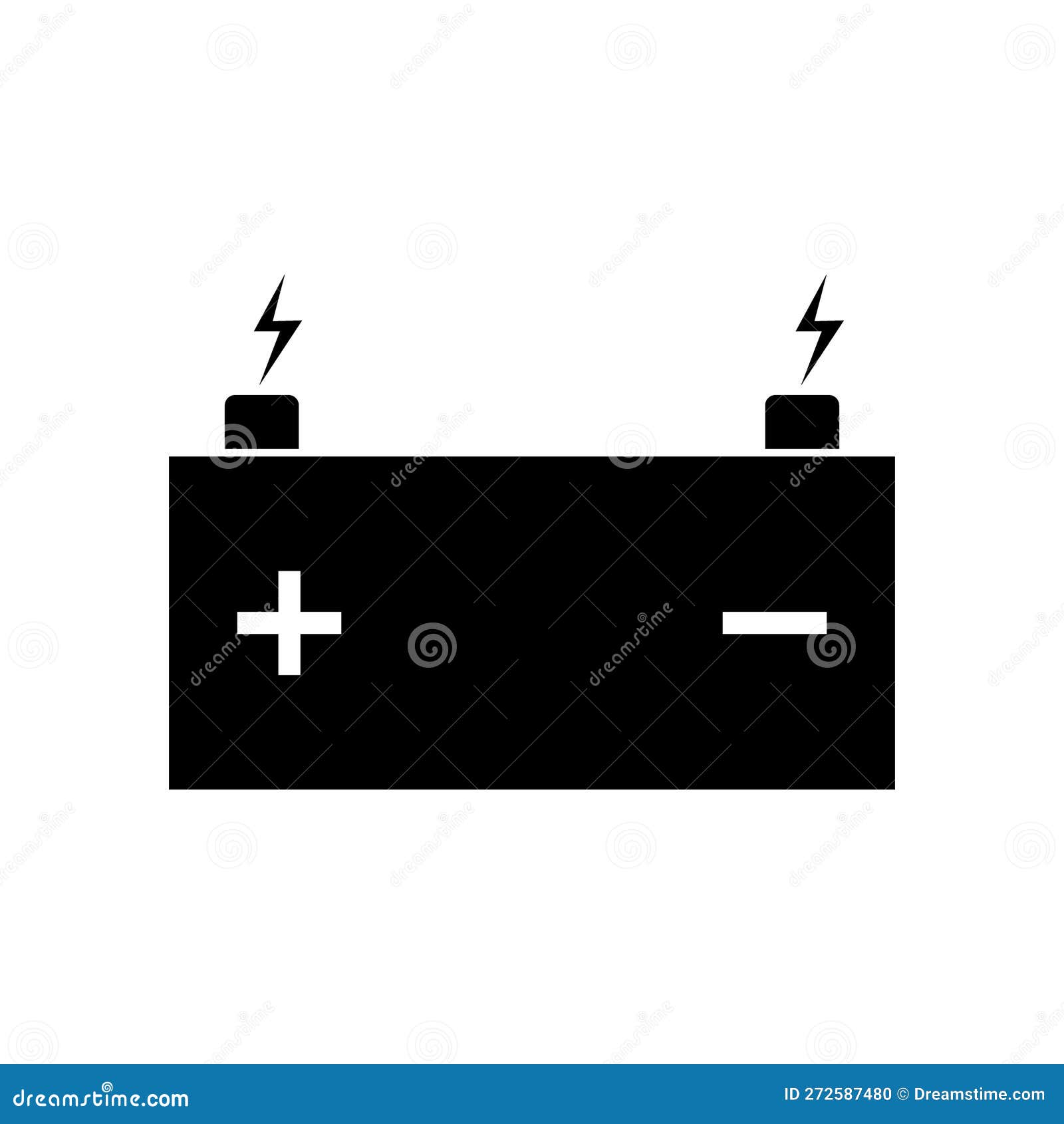 Accu Icon Logo Vector Design Stock Vector - Illustration of battery ...