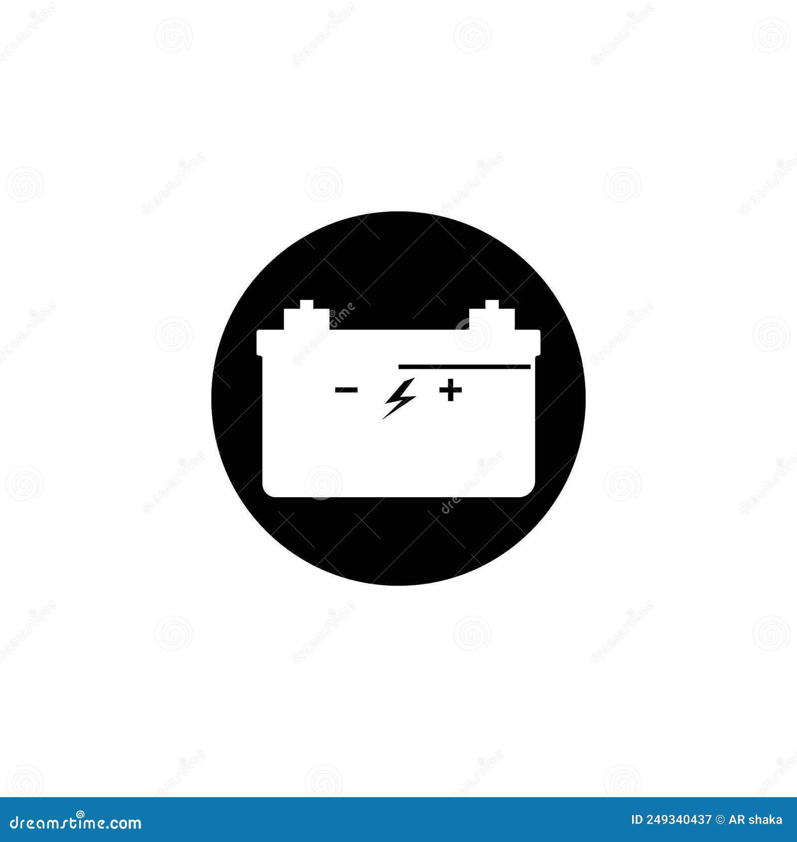 Accu icon logo stock vector. Illustration of flat, transportation ...