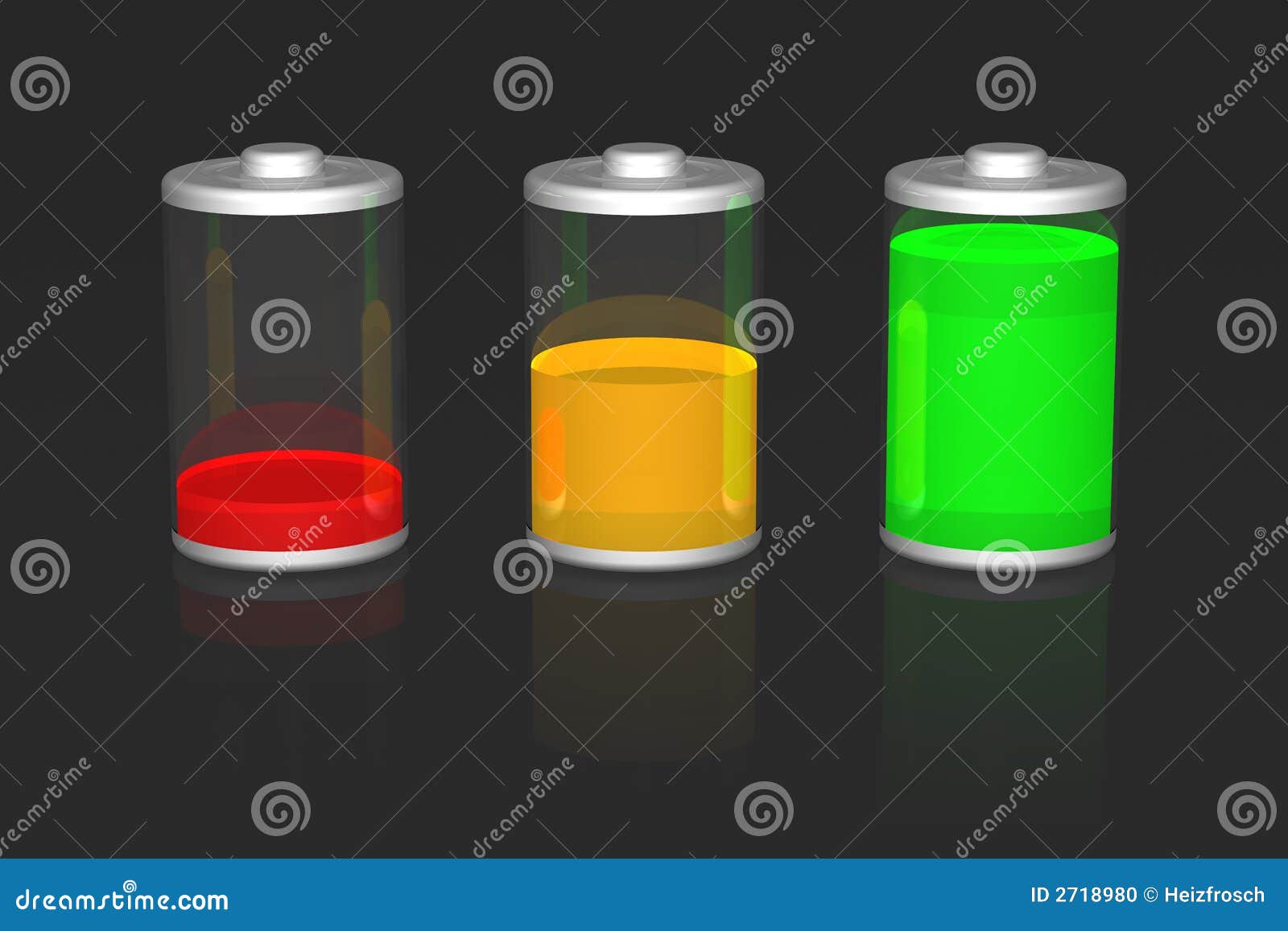 Accu levels stock illustration. Illustration of energy - 2718980