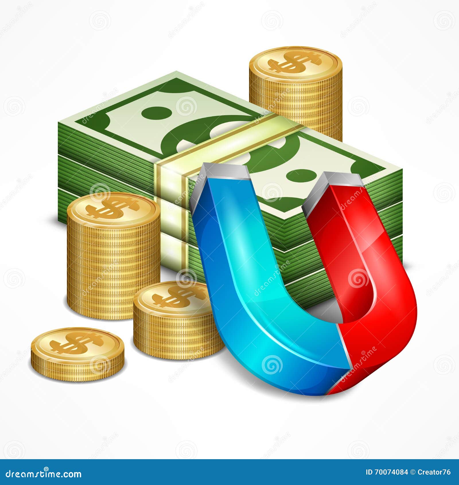 Accumulation Concept Vector Illustration Stock Vector - Illustration of ...