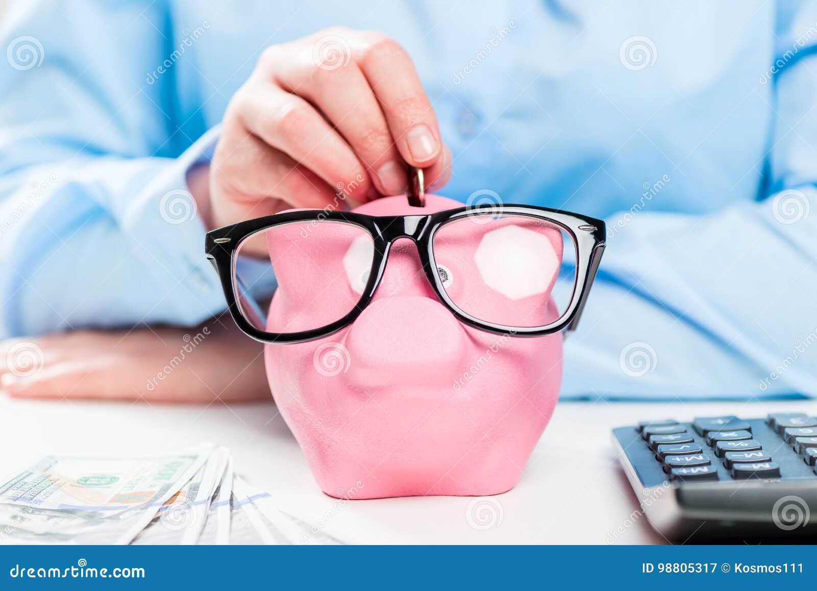 Accumulation of Money is Easy! Stock Image - Image of banknote ...