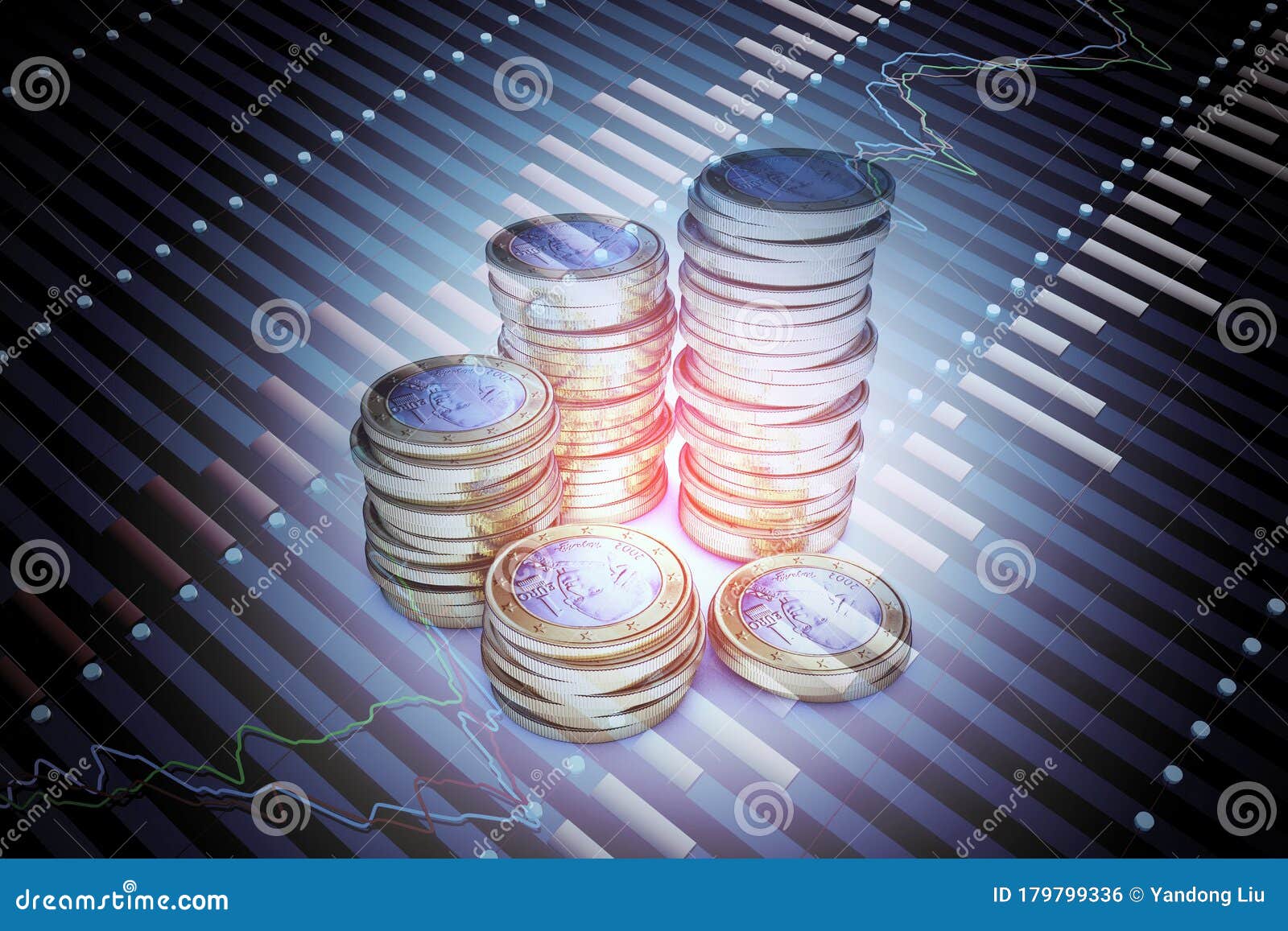 Accumulation of Wealth, Stock Market Statistics Stock Illustration ...