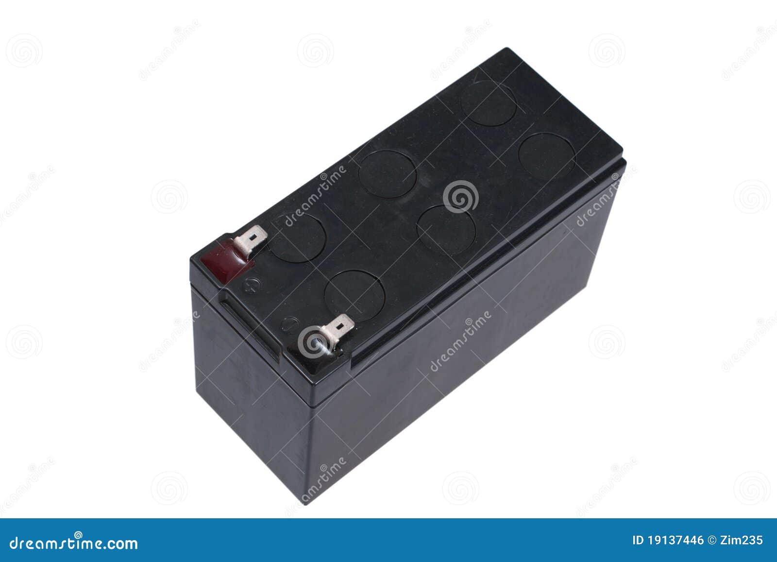 Accumulator battery stock photo. Image of start, isolated - 19137446