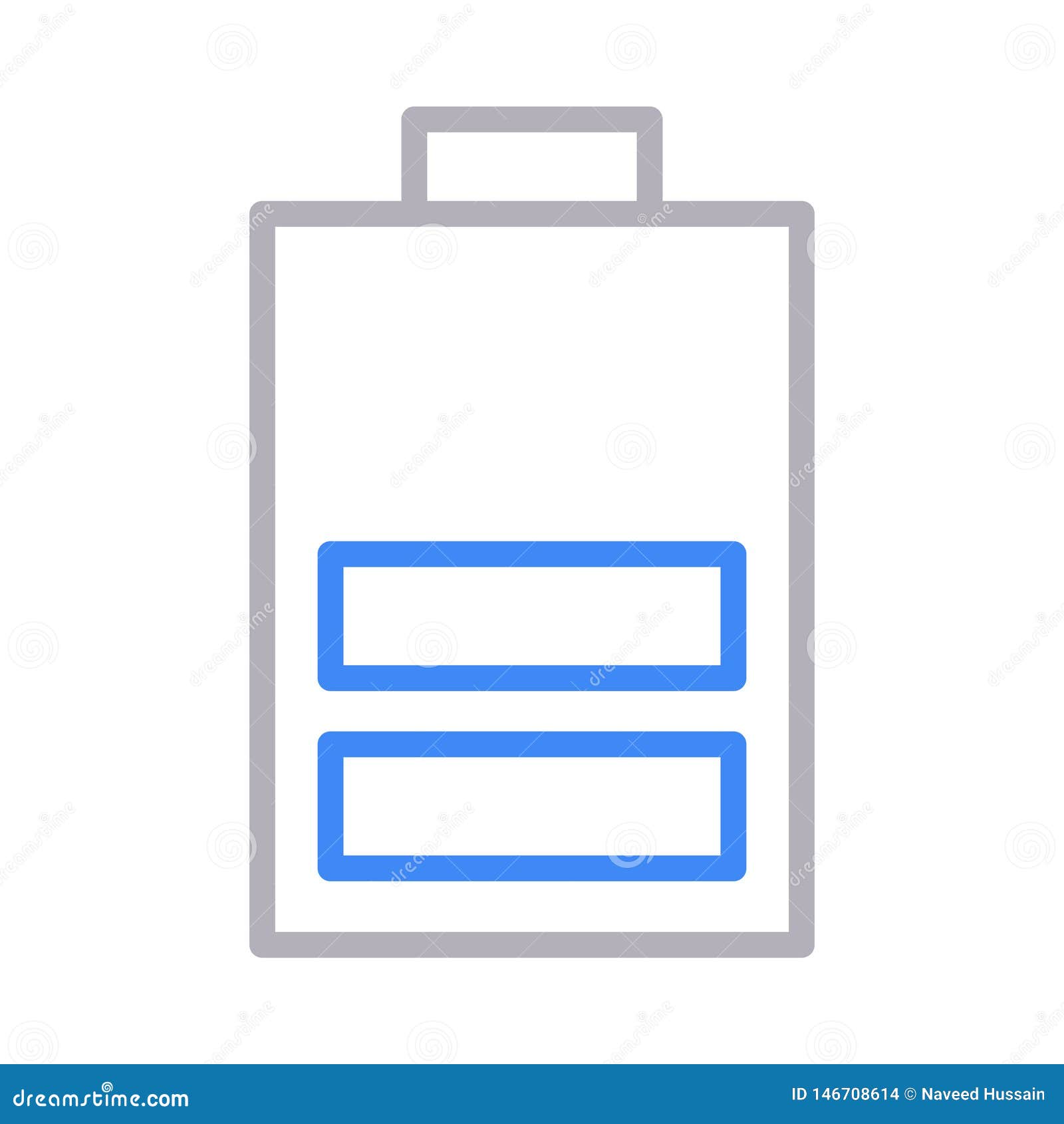 Accumulator Thin Line Color Vector Icon Stock Vector - Illustration of ...